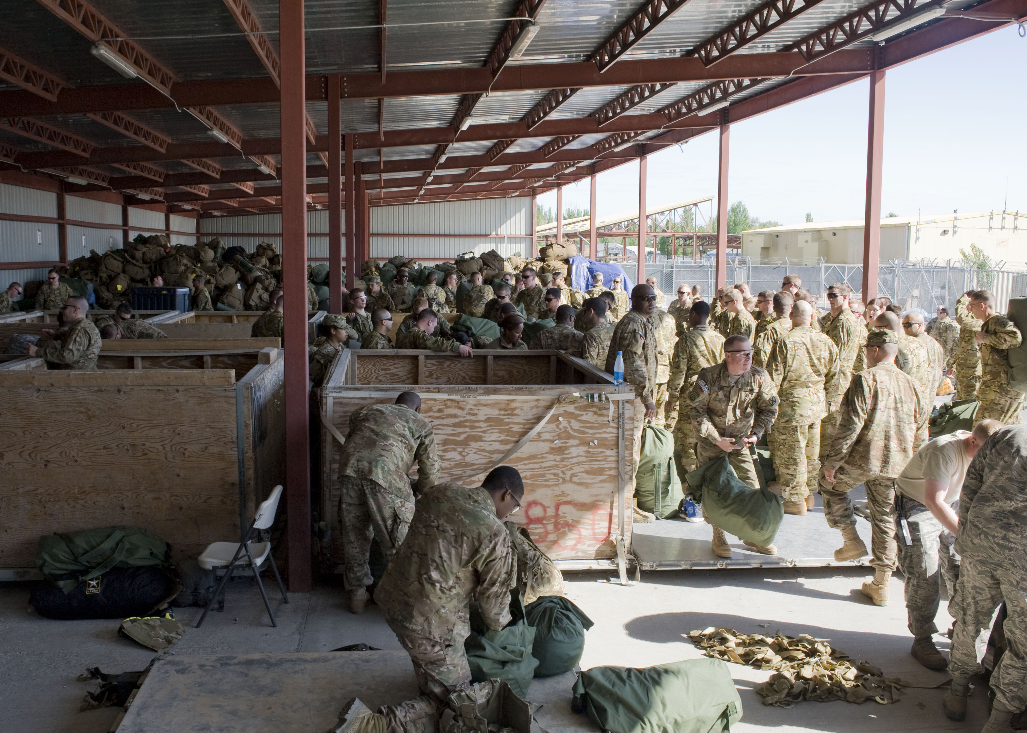 Now boarding: PAX terminal keeps troops moving onward > Air Mobility ...
