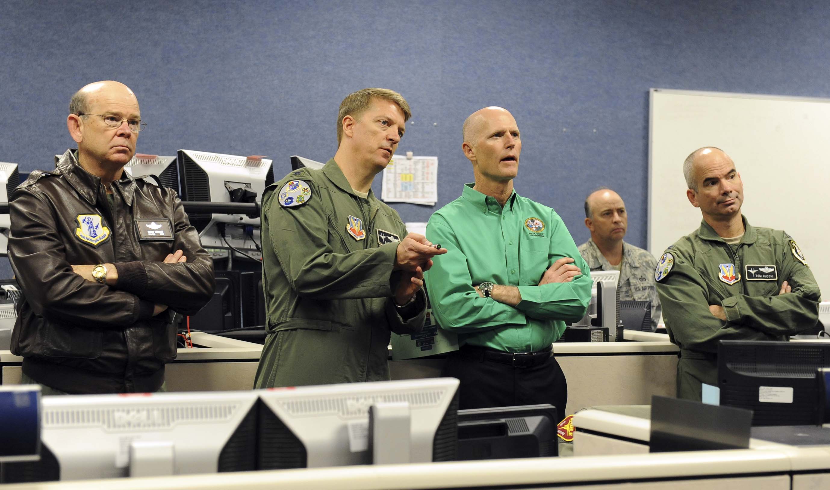 Florida governor, adjutant general visit 101st AOG > North American ...