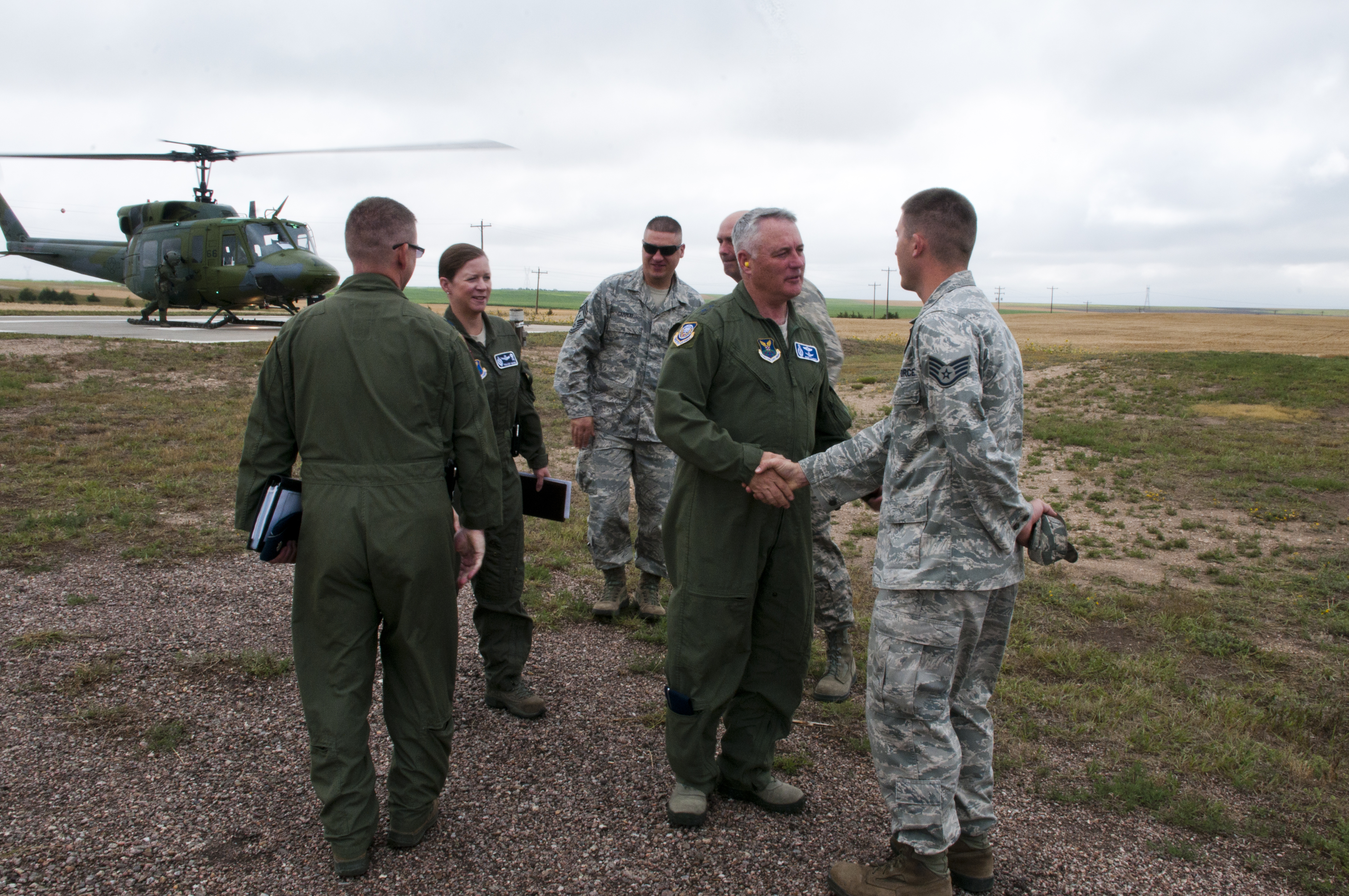 20th AF commander takes familiarization tour of MAF