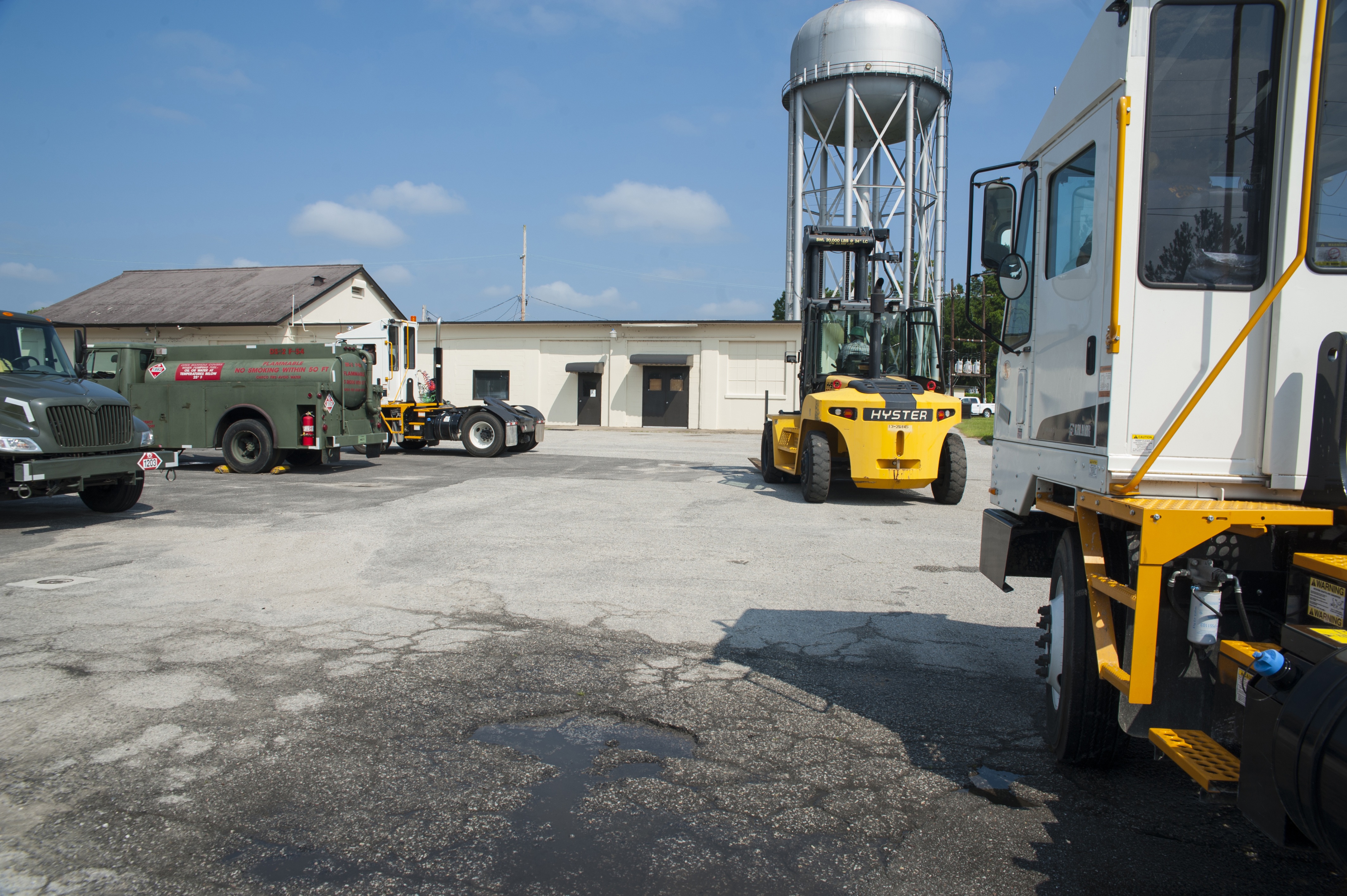 POL fuels Airmen service vehicles at Naval Weapons Station