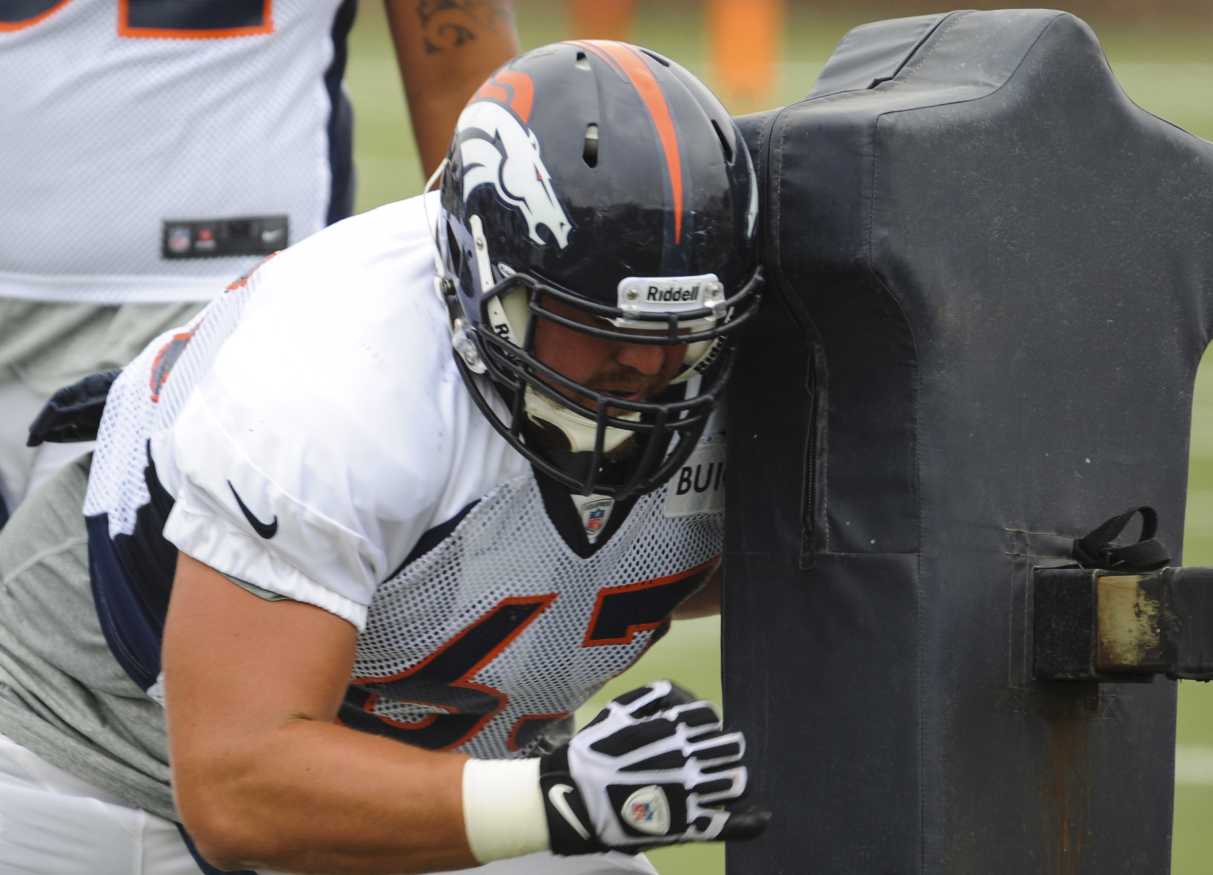 In the trenches: ANG Lt. fills Broncos offensive line needs > Air ...