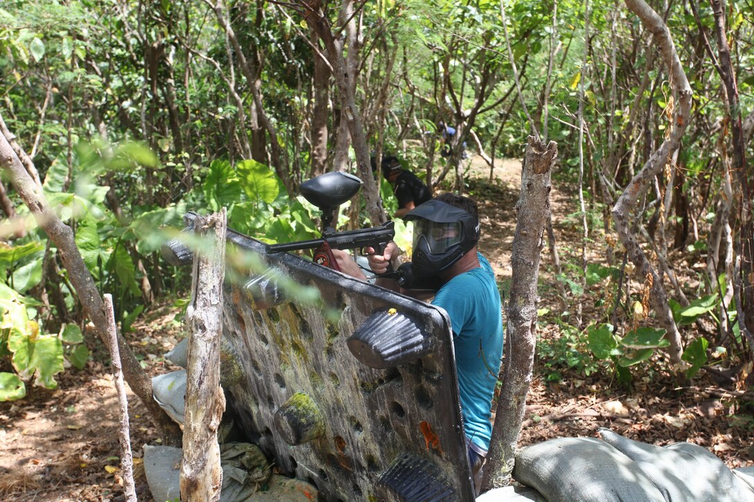 Tactics, maneuvering perfected through paintball