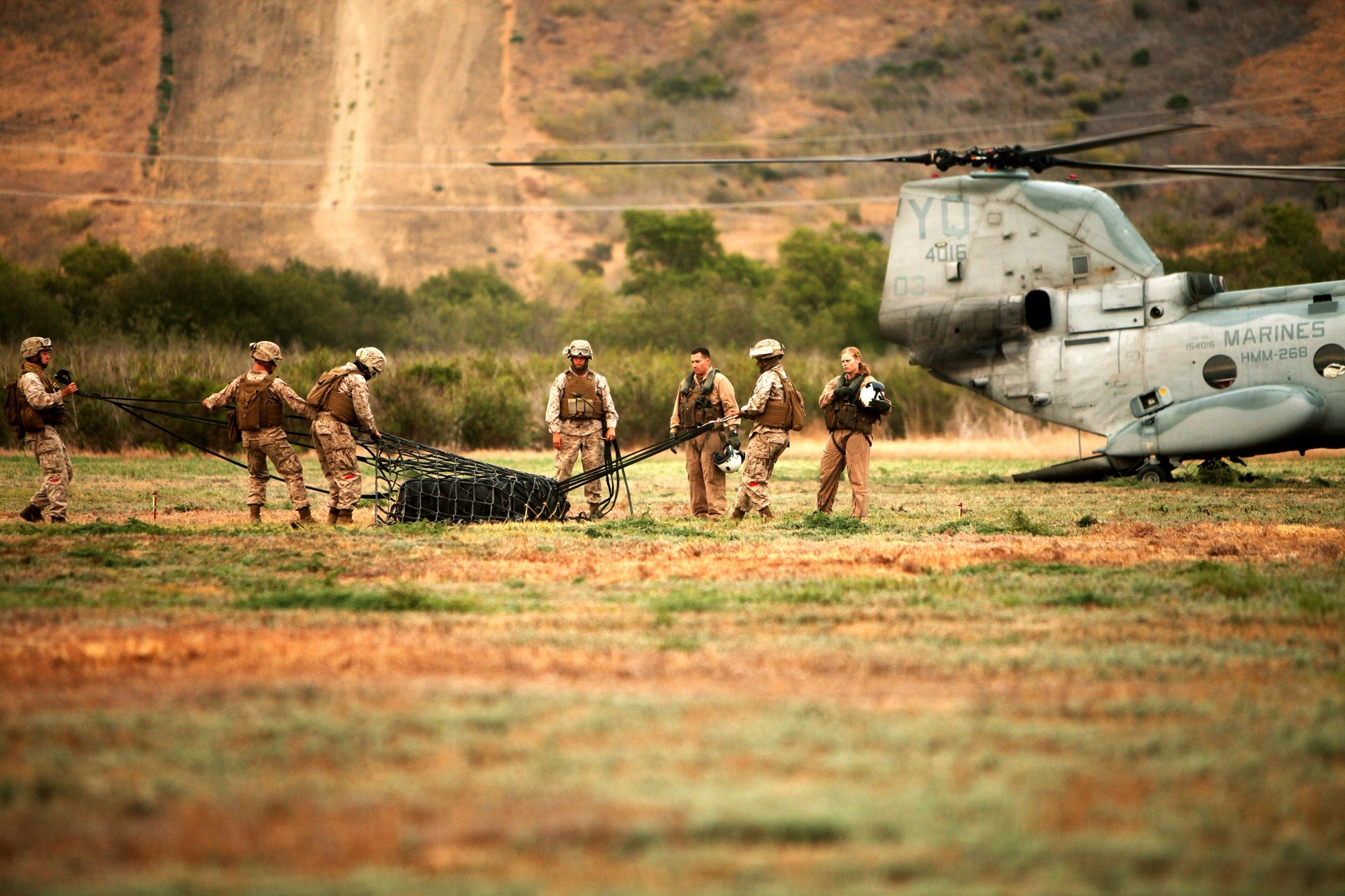 Landing Support Marines prove sky is the limit during HST training ...