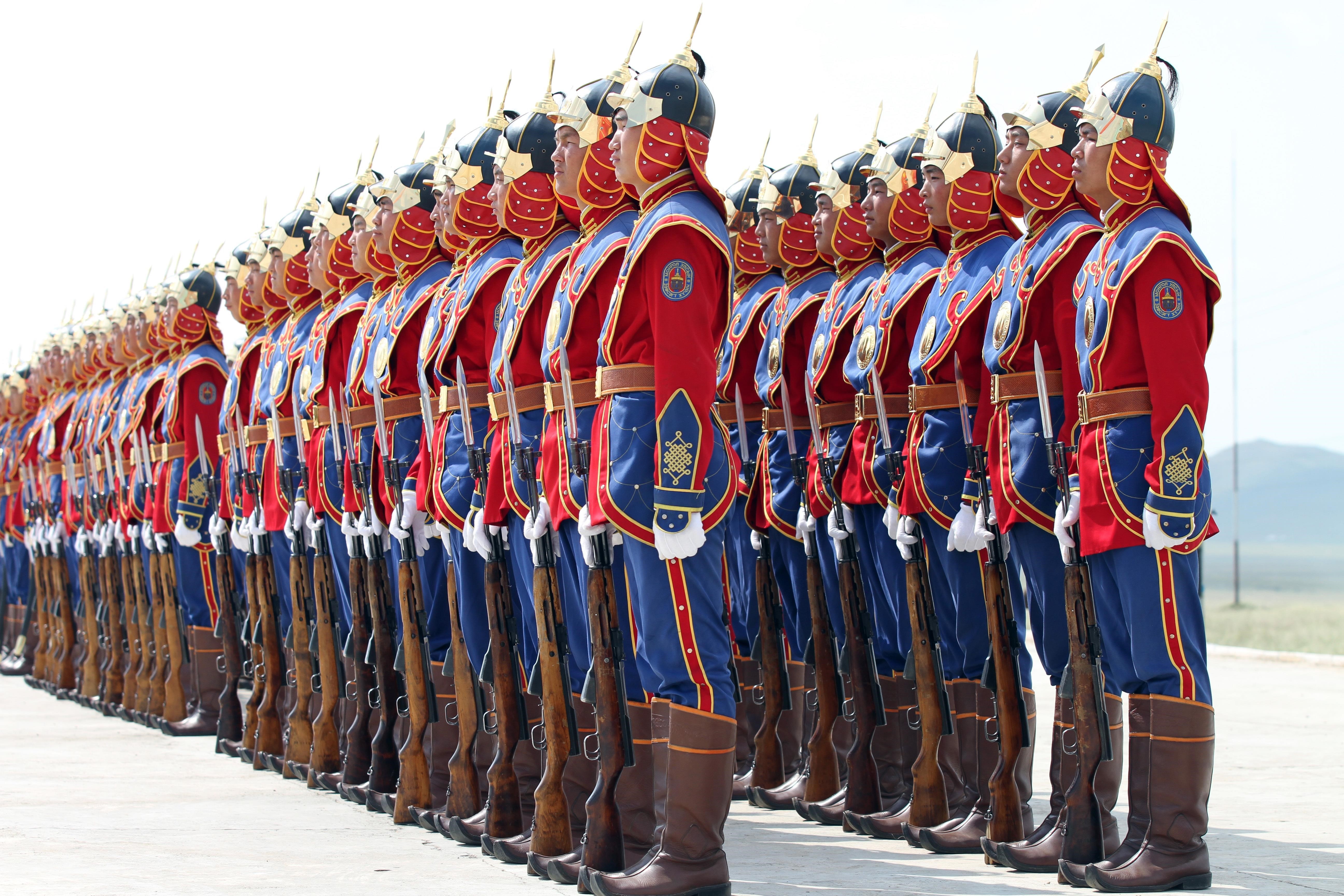 Mongolian Army Parade