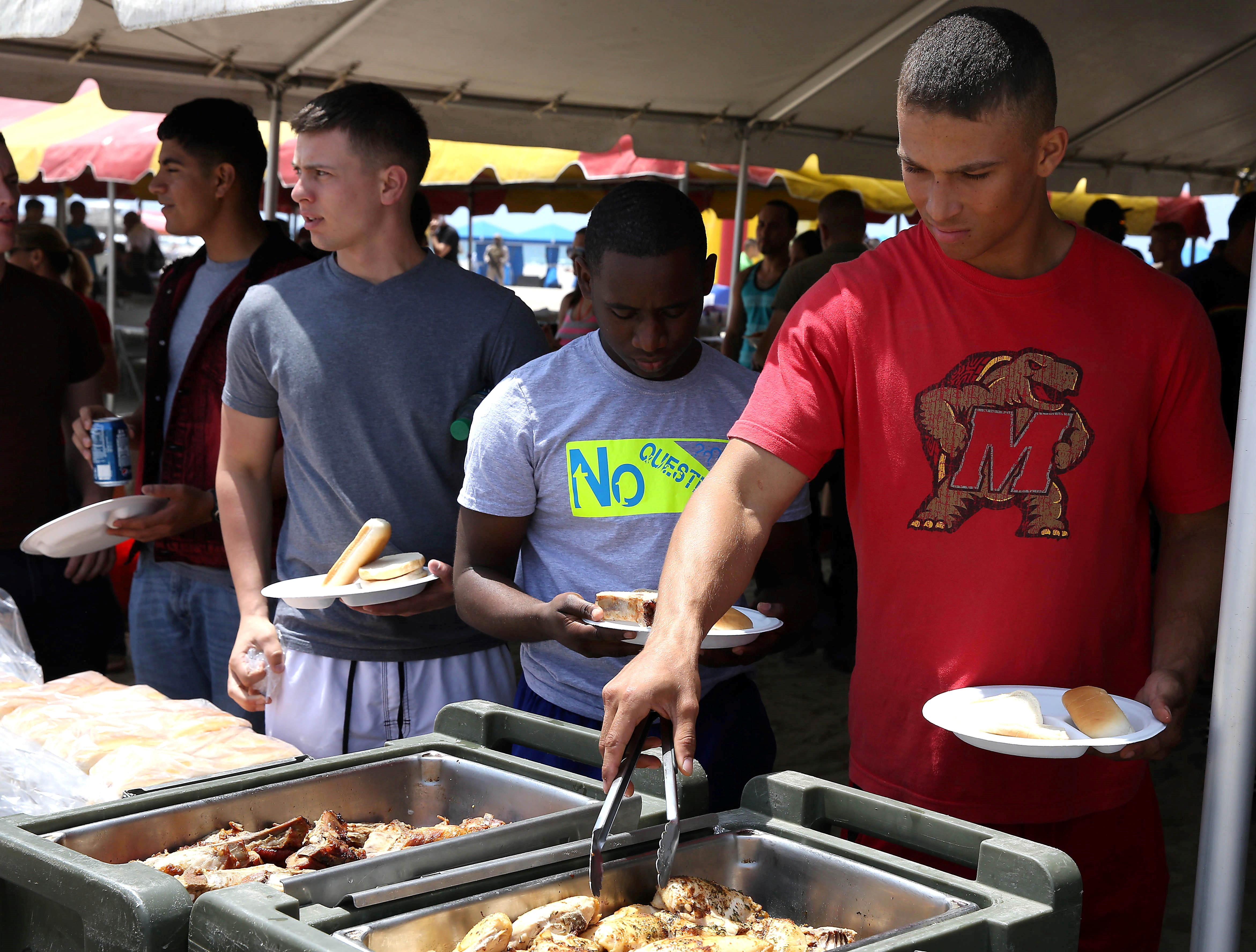 Marines come together at battalion family day