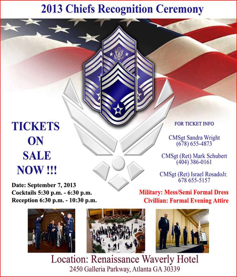 2013 Chiefs' Recognition Ceremony Sept. 7 > Dobbins Air Reserve Base ...