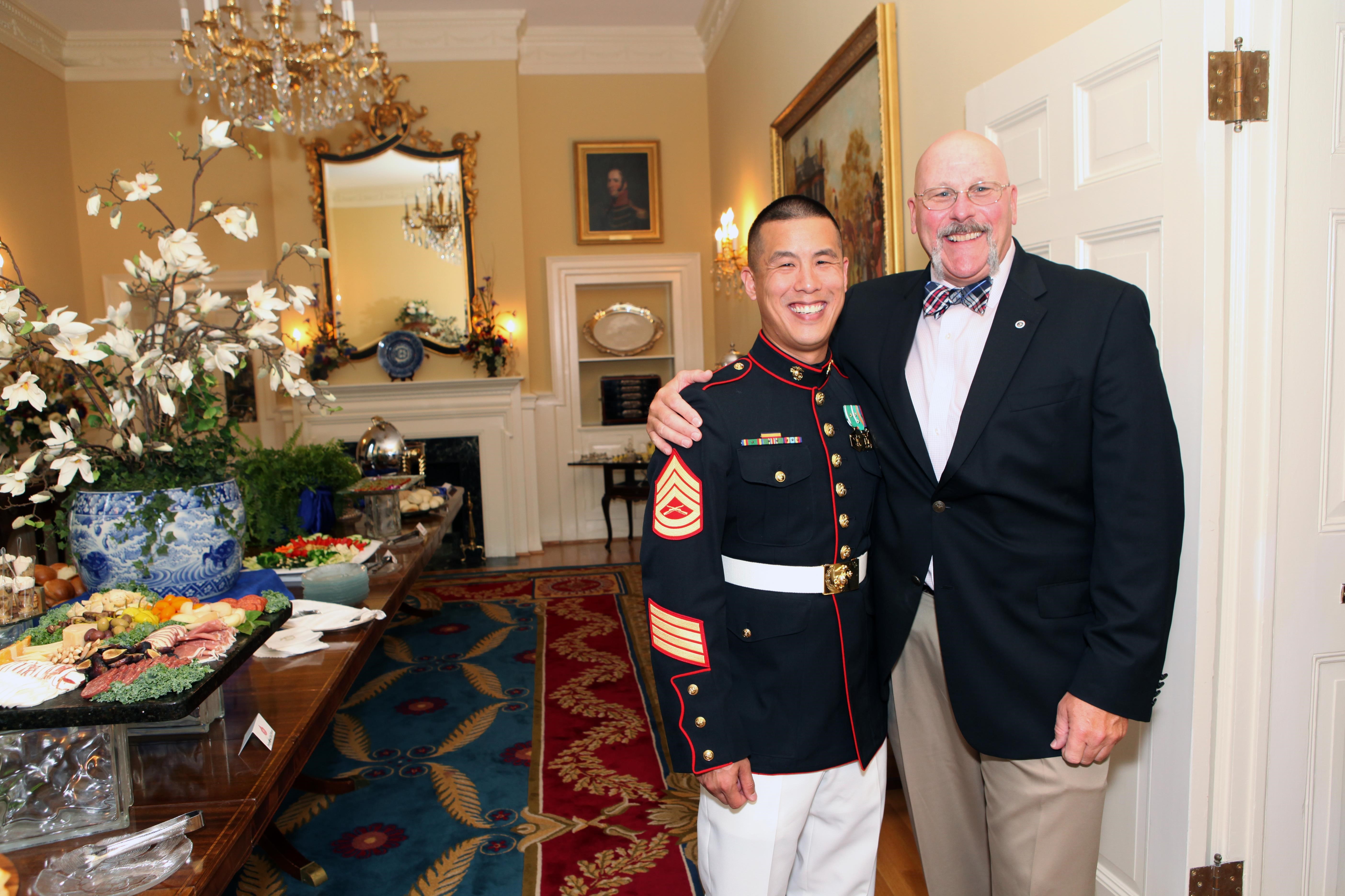 Sgt. Maj. Micheal P. Barrett, the 17th Sergeant Major of the Marine ...