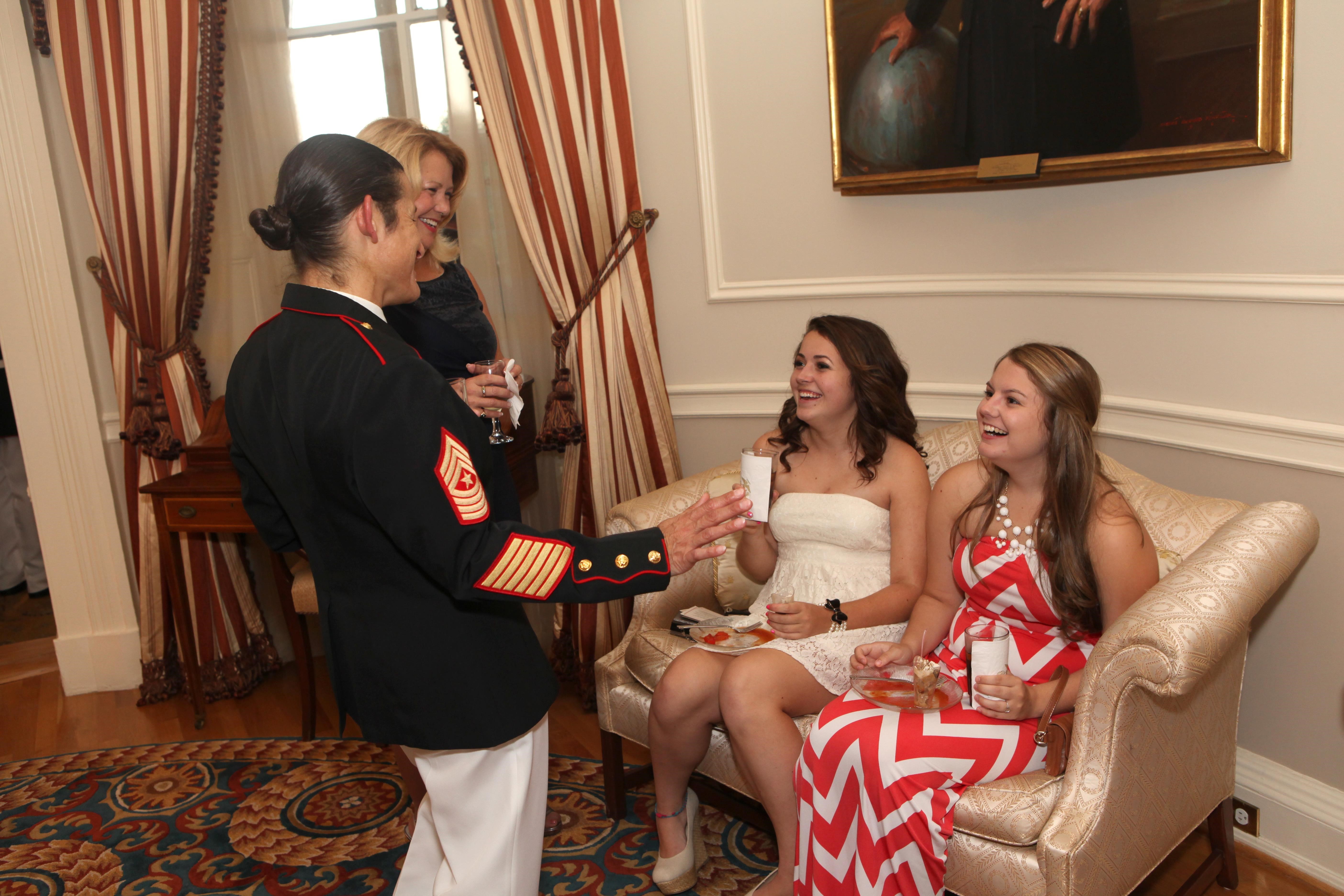 Sgt. Maj. Micheal P. Barrett, the 17th Sergeant Major of the Marine ...