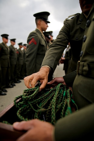 Marines wear French unit award honoring Fighting Fifth legacy