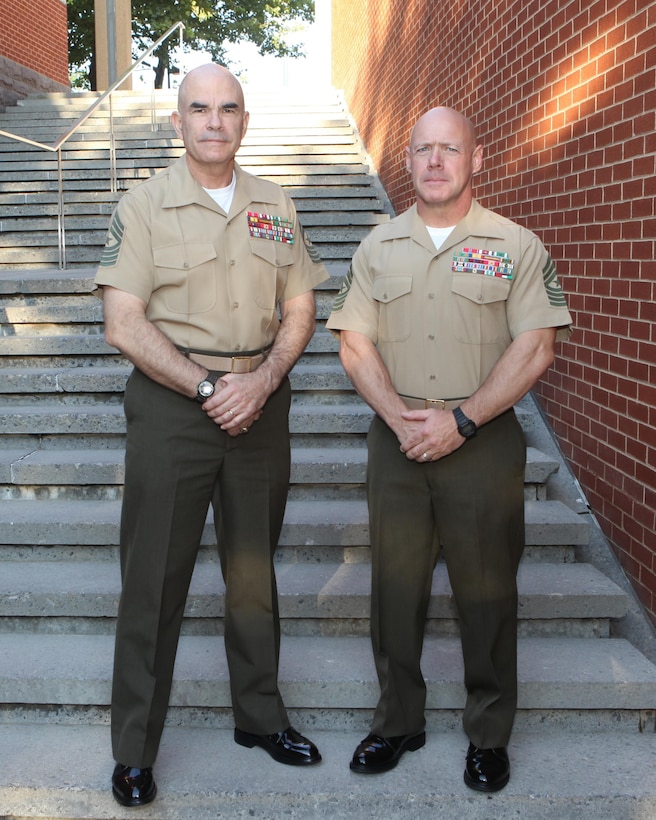 Sgt. Maj. Micheal P. Barrettt, the 17th Sergeant Major of the Marine ...