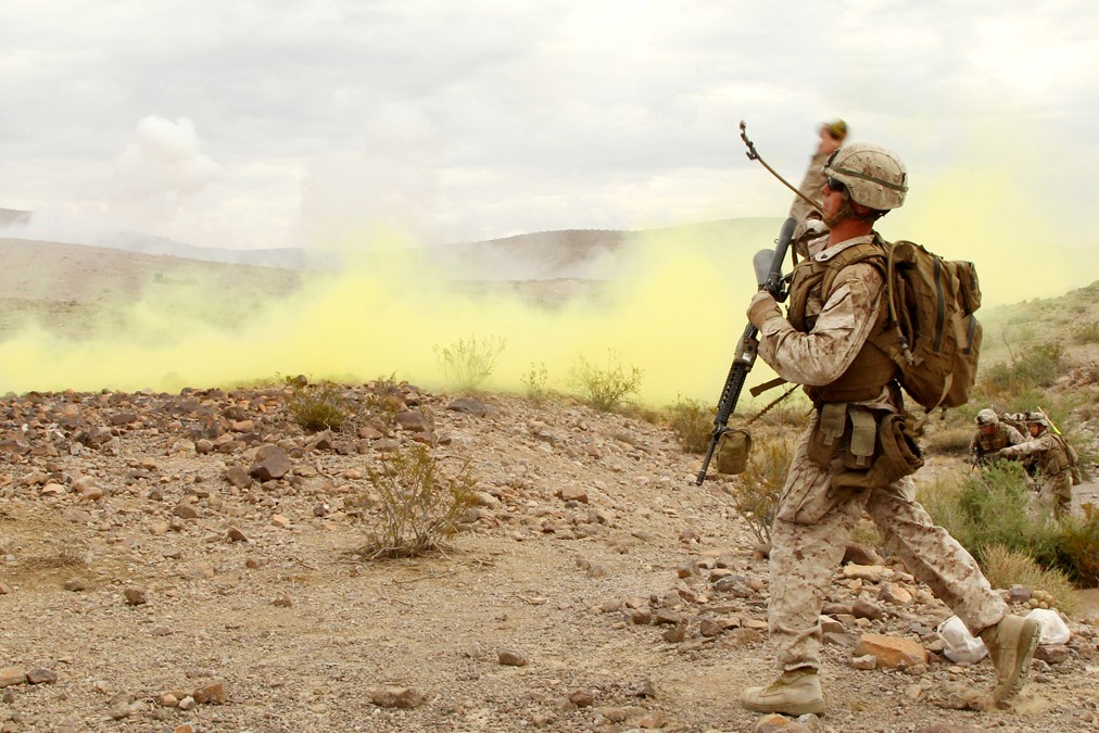 Marines attack Range 401