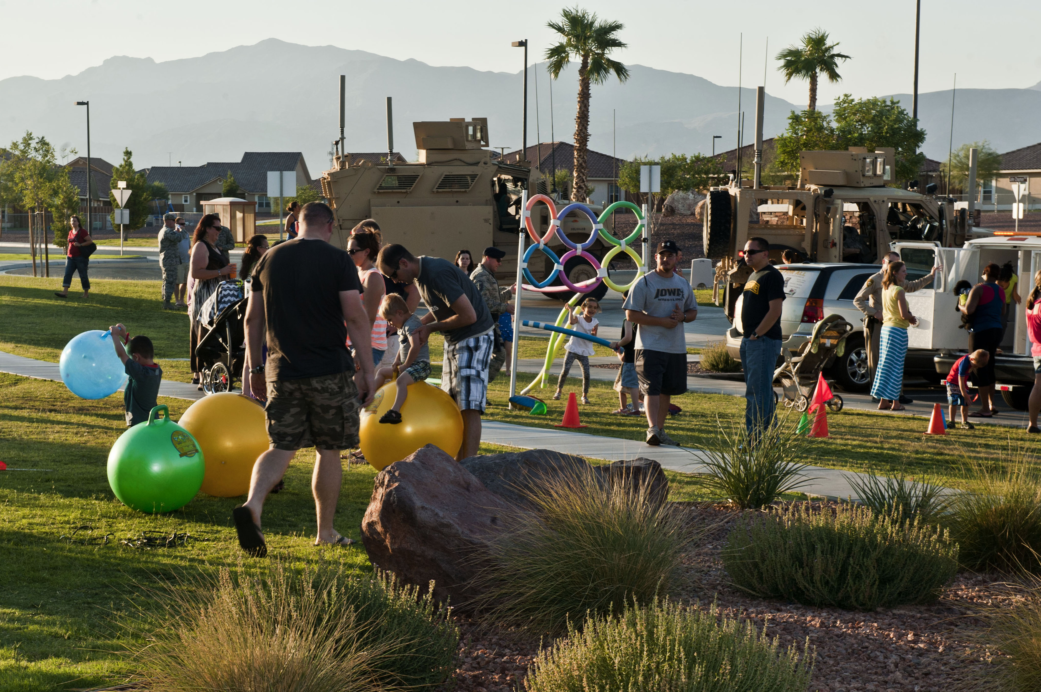 Airmen, families attend National Night Out > Nellis Air Force Base ...