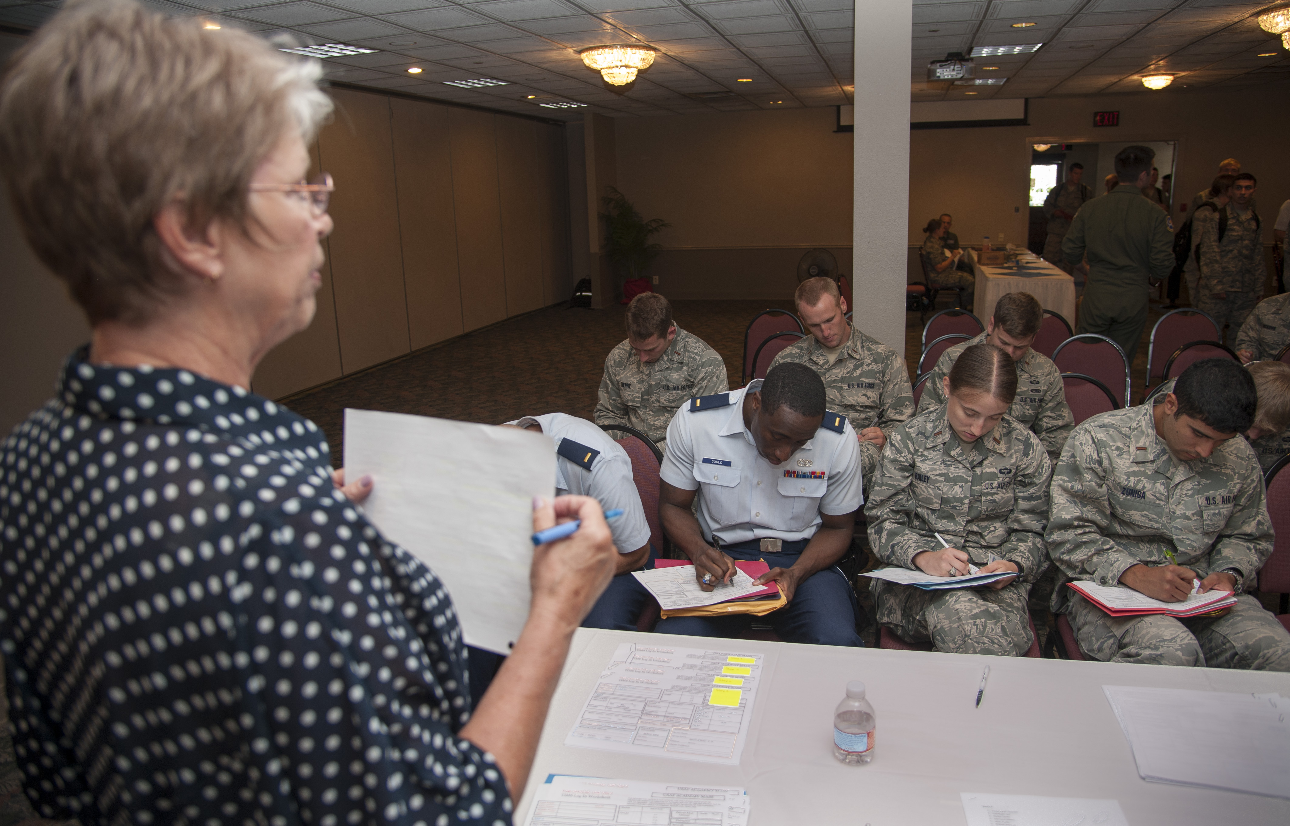 Mass in-processing event streamlines Academy arrivals > Laughlin Air ...