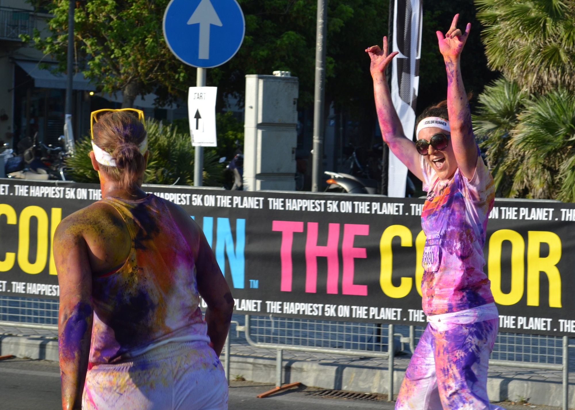 Running with a splash of color > Aviano Air Base > Display