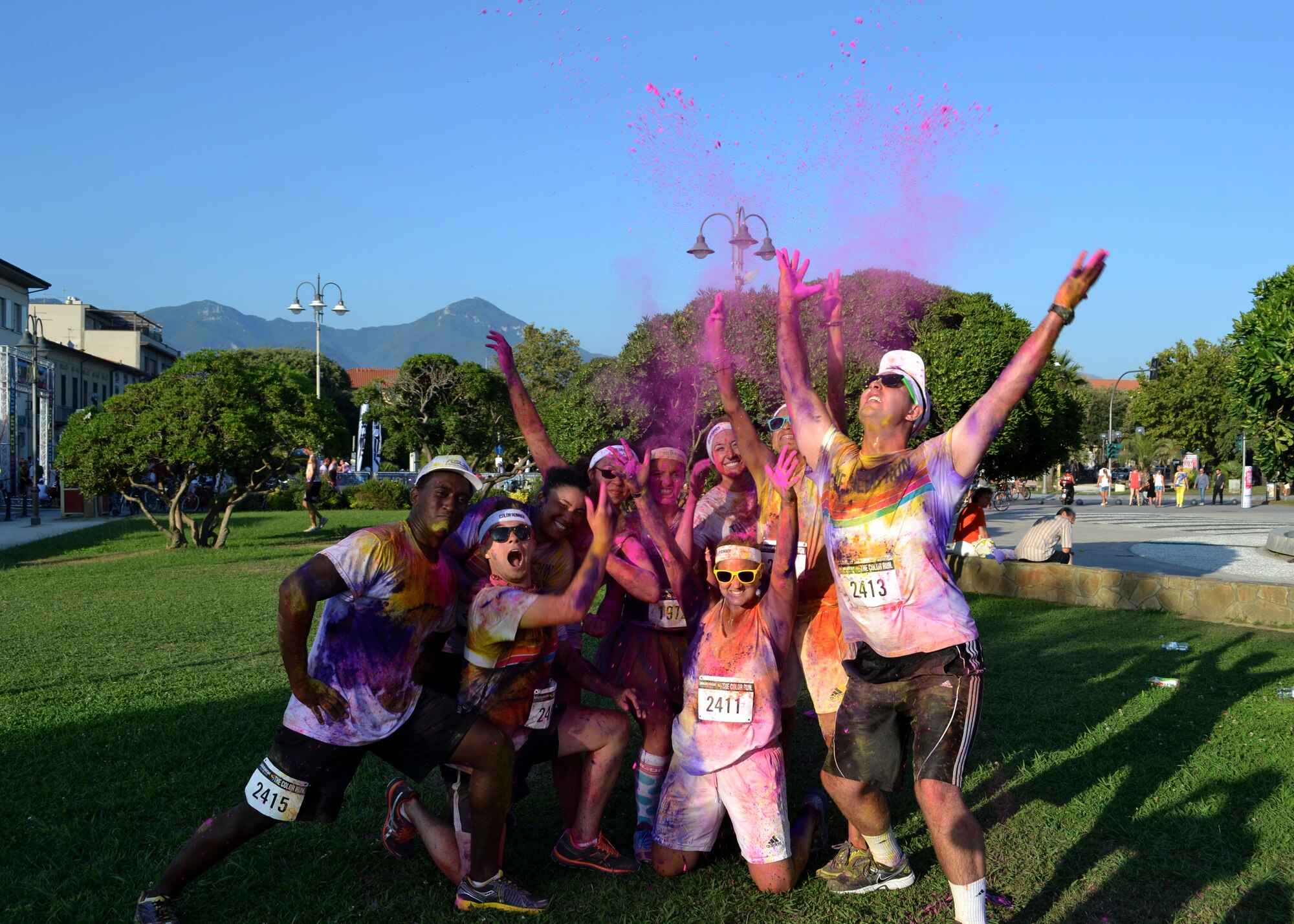 Running with a splash of color > Aviano Air Base > Display
