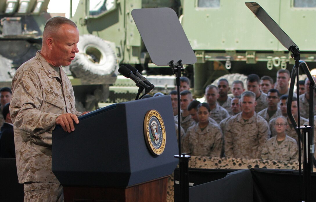 Marine Corps Maj. Gen. Lawrence D. Nicholson, the commanding general of ...