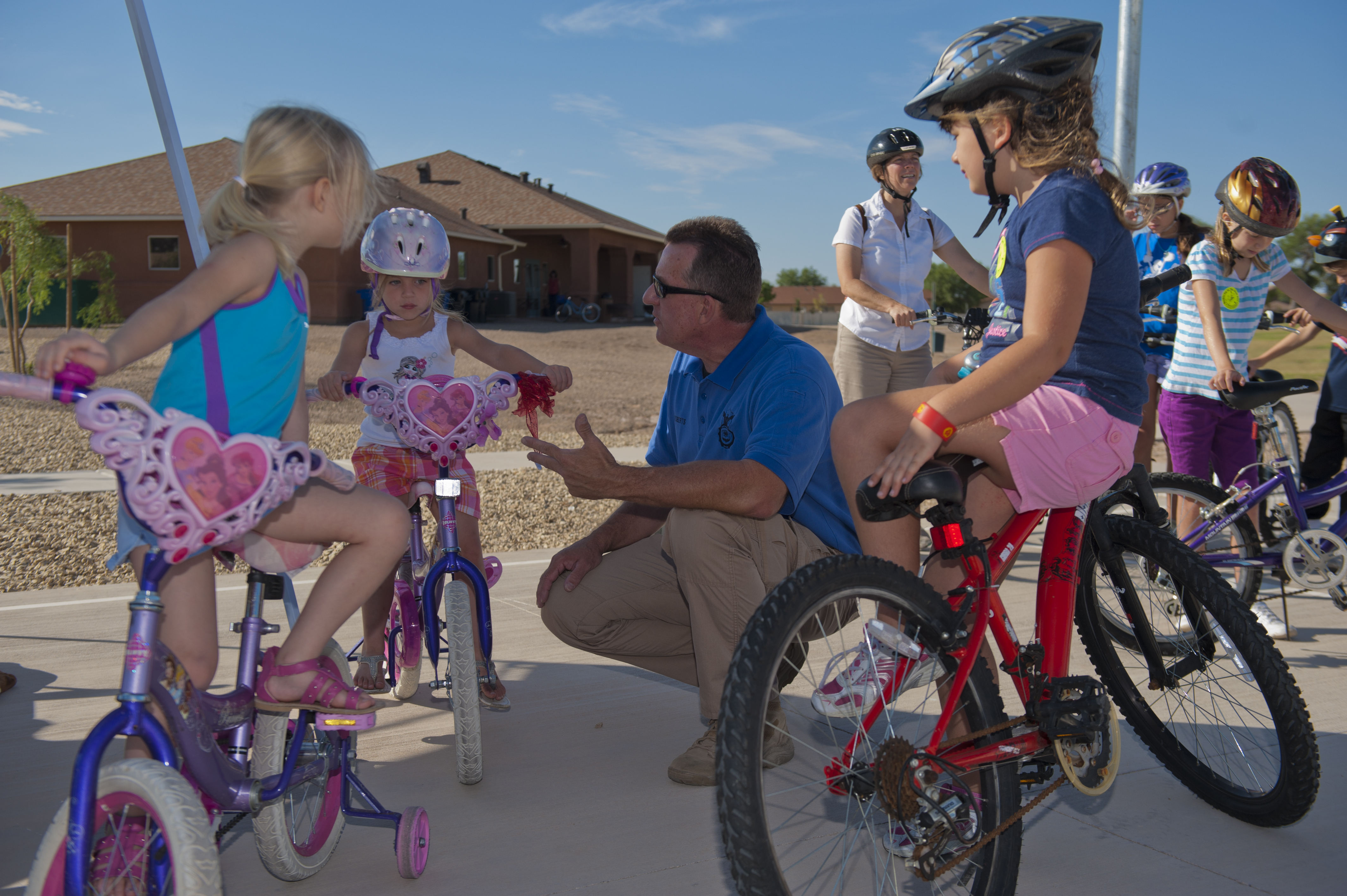 Children test their riding skills at Bicycle Rodeo > Holloman Air Force ...