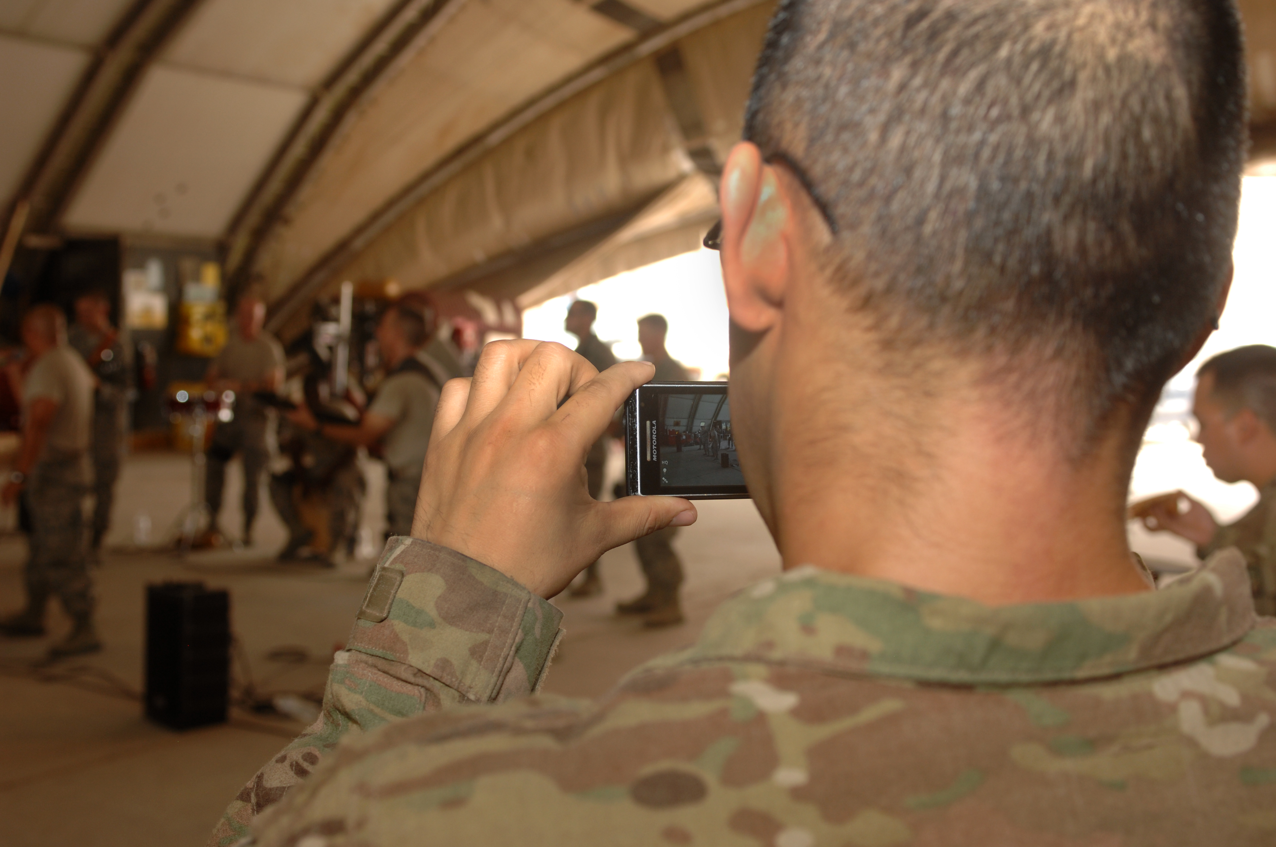 AFCENT Band visits KAF