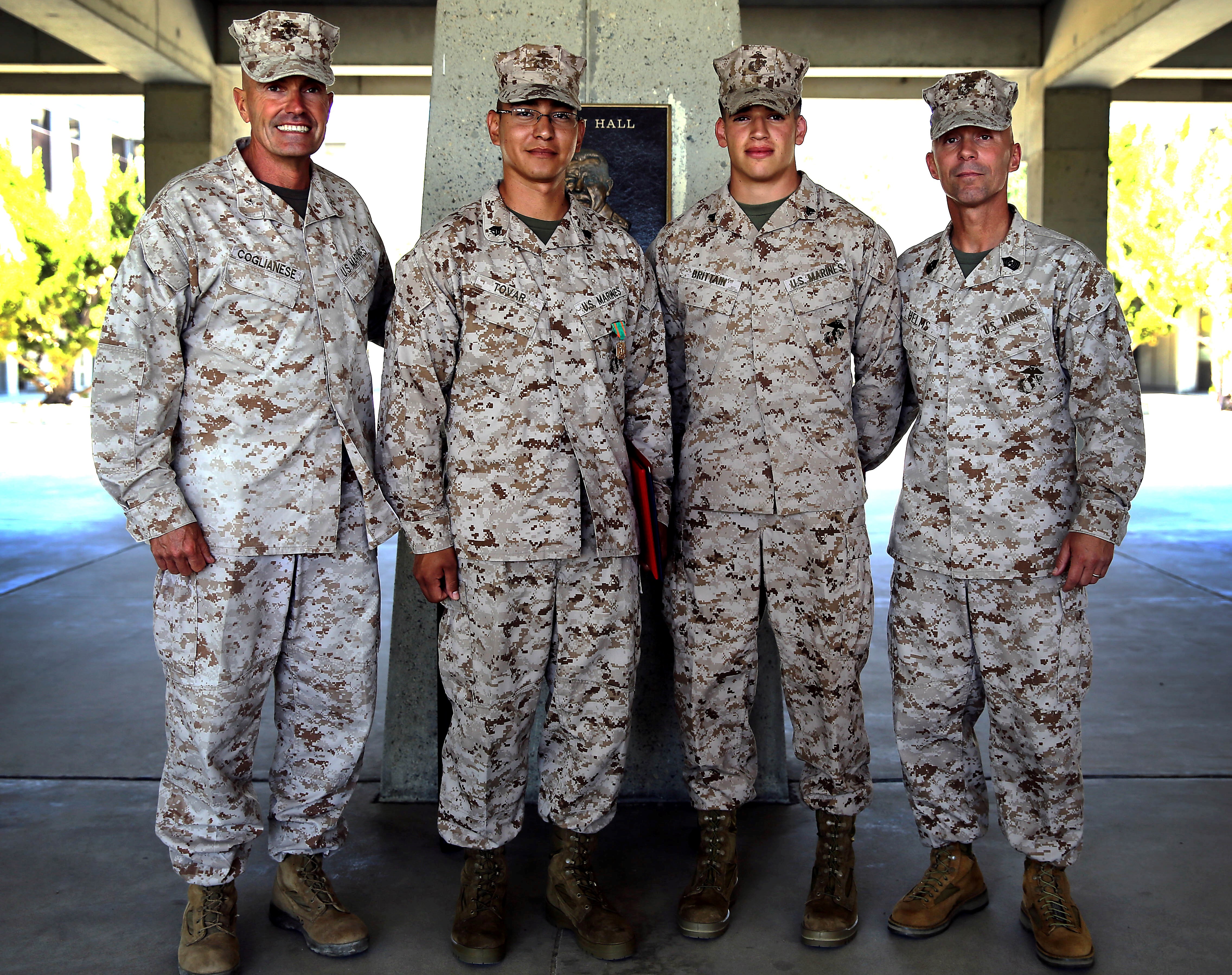 Marines awarded NCO of the Quarter