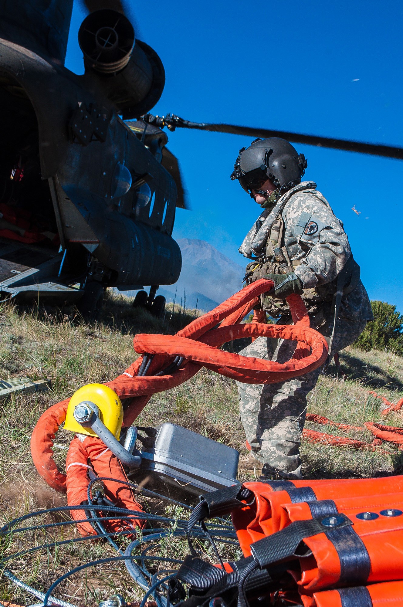 Colorado Guard supporting firefighting efforts, 2 medevac helicopters ...
