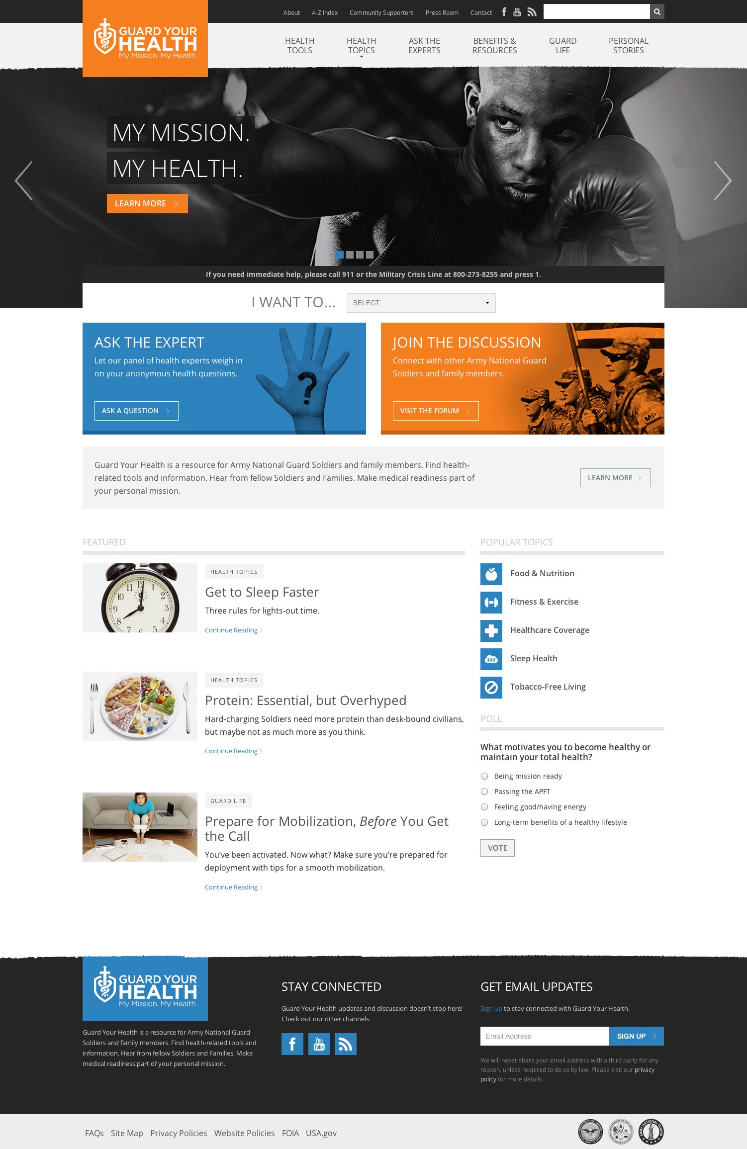 New Army National Guard website features tailored health information ...