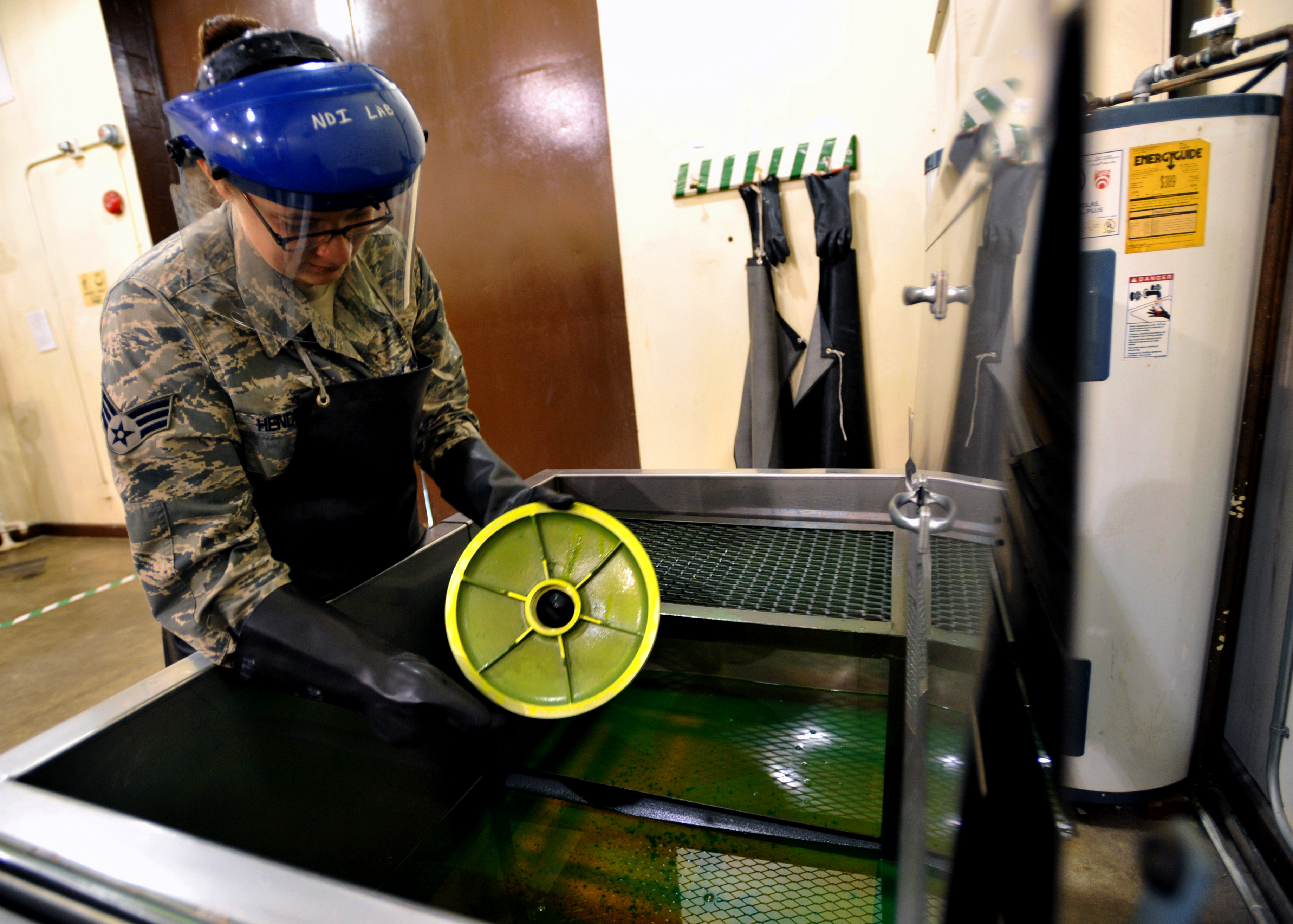 Photos: NDI inspects for defects invisible to naked eye > Osan Air Base ...