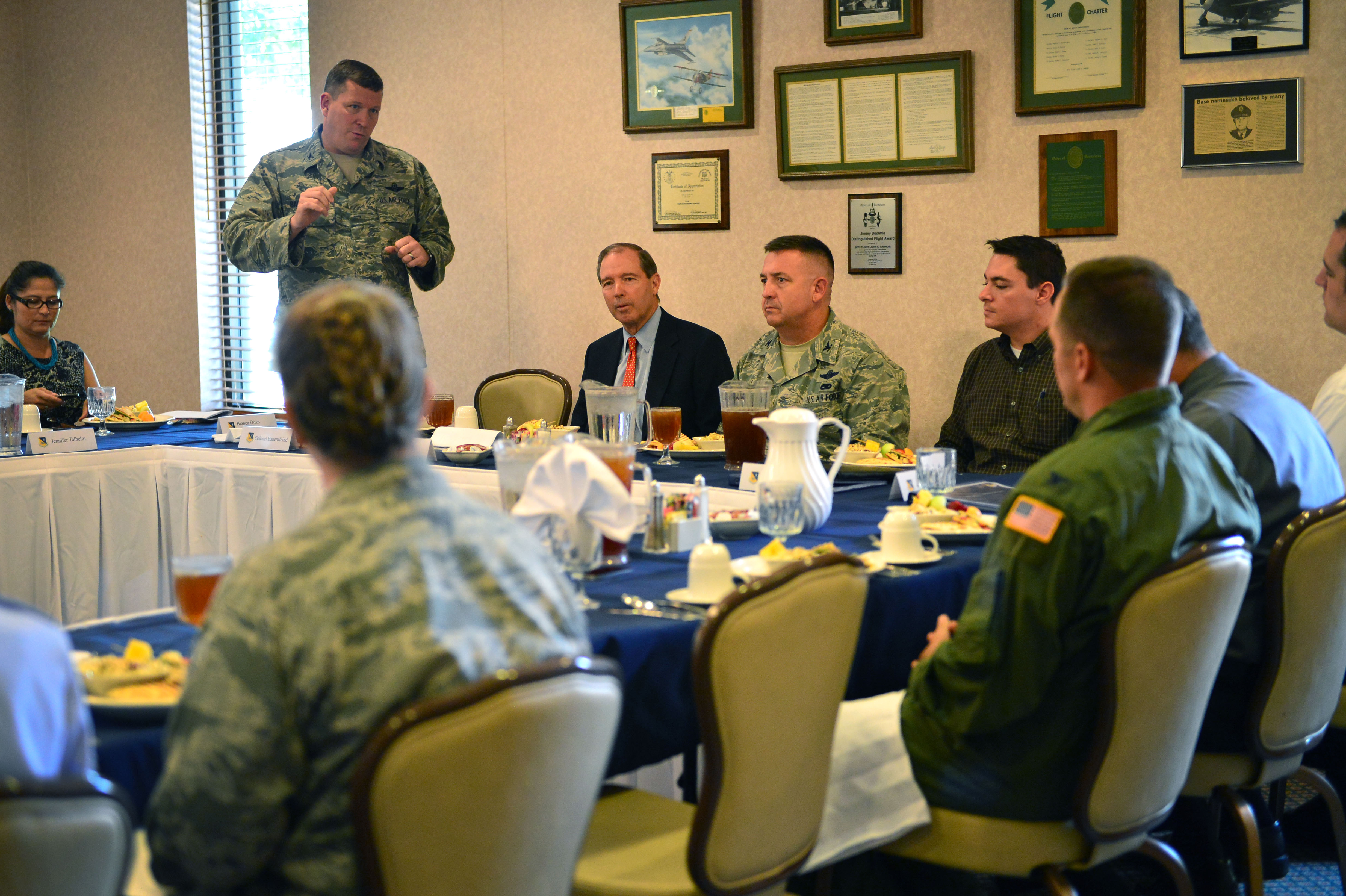 Senator Udall connects with Cannon leadership > Cannon Air Force Base ...