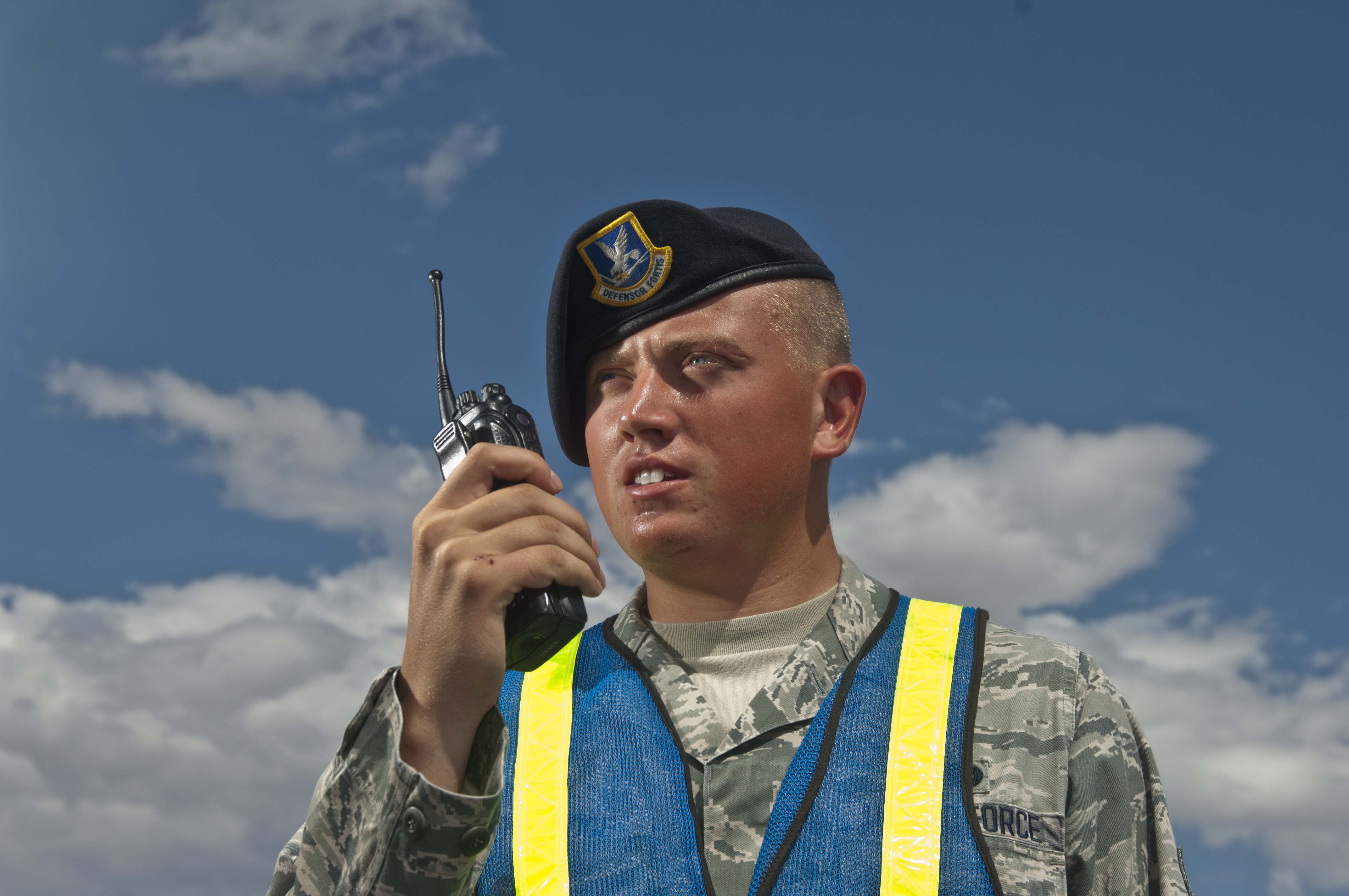 Ground radio sets frequency