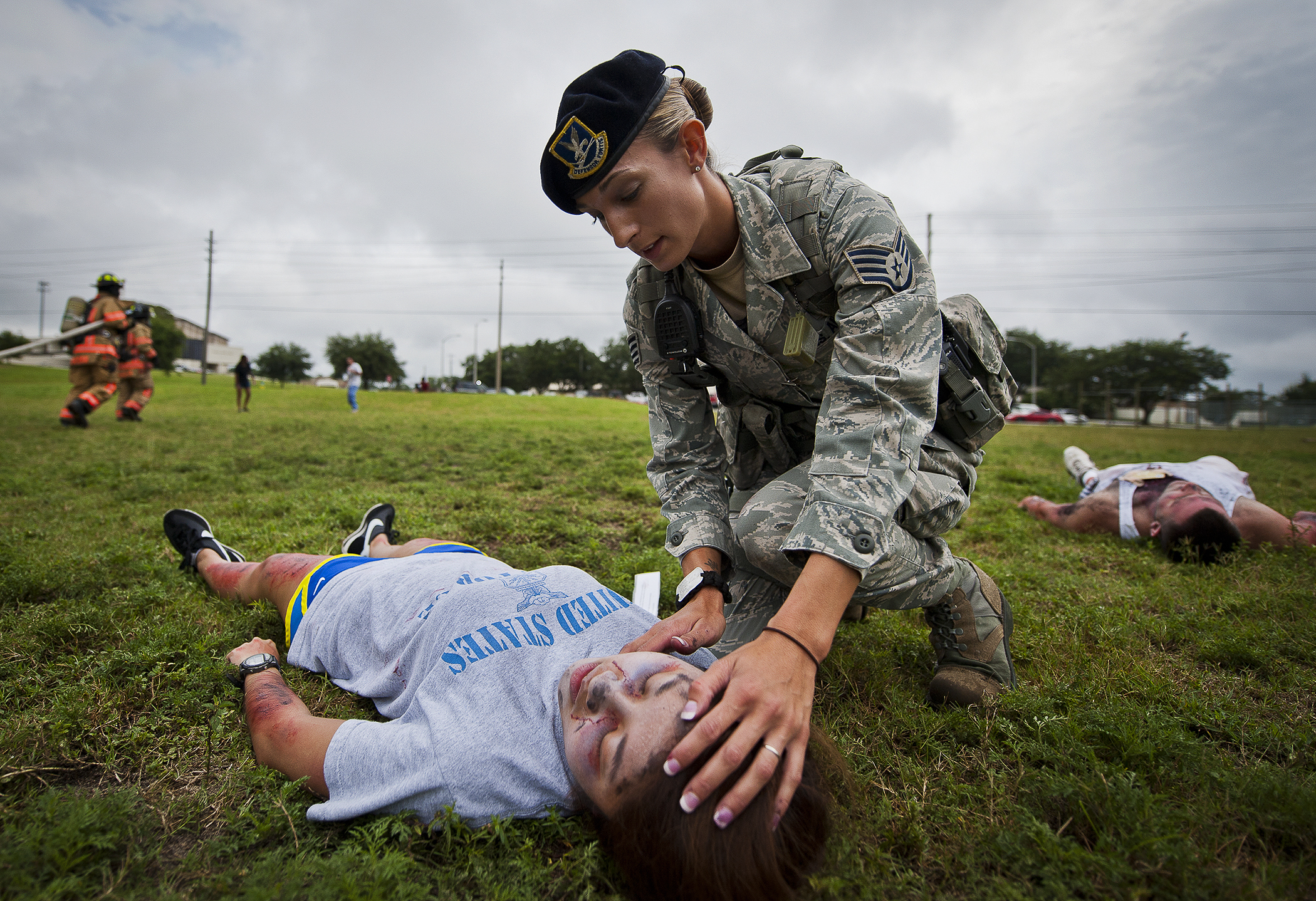 First responders tested during force-protection exercise > Eglin Air ...