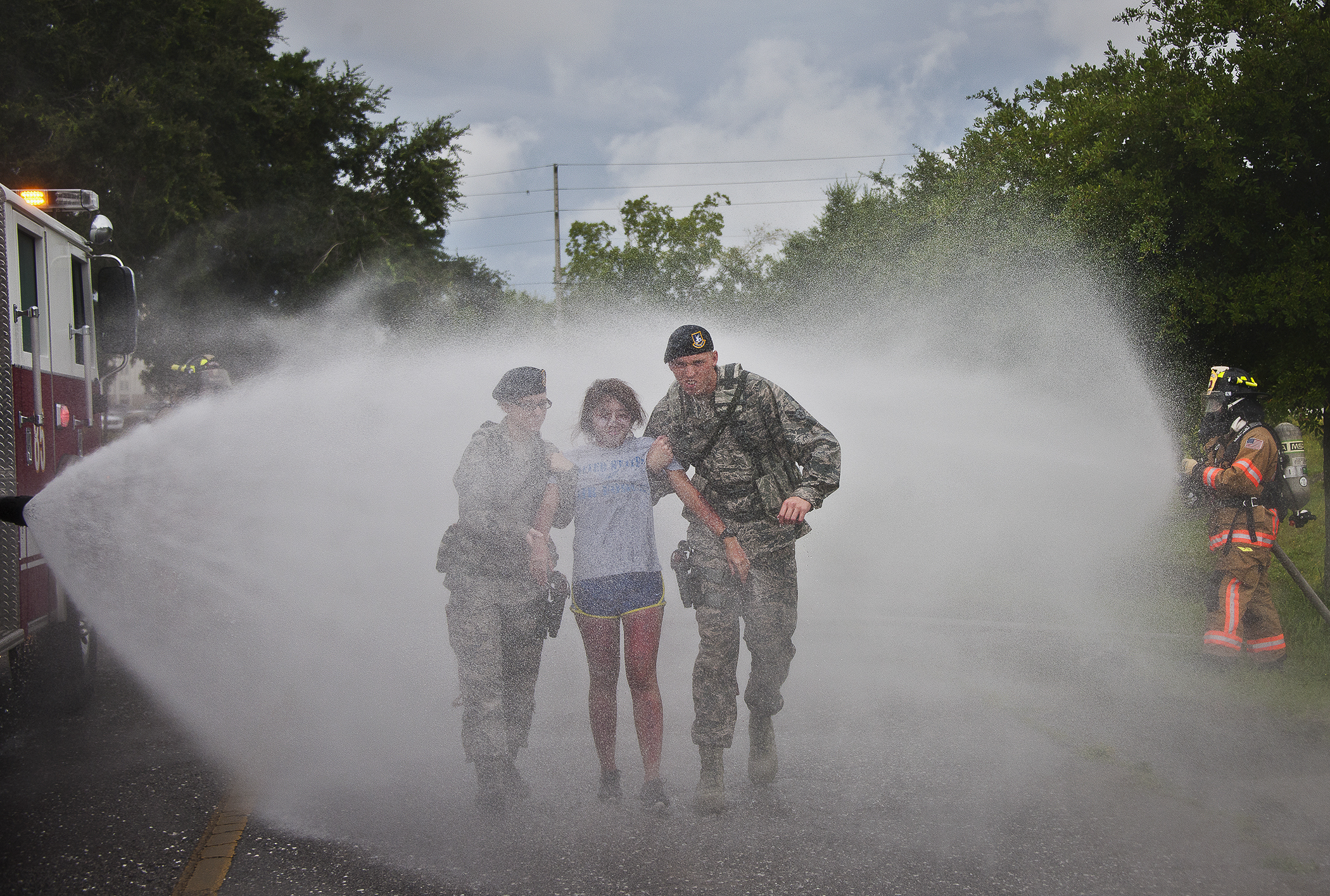 First responders tested during force-protection exercise > Eglin Air ...