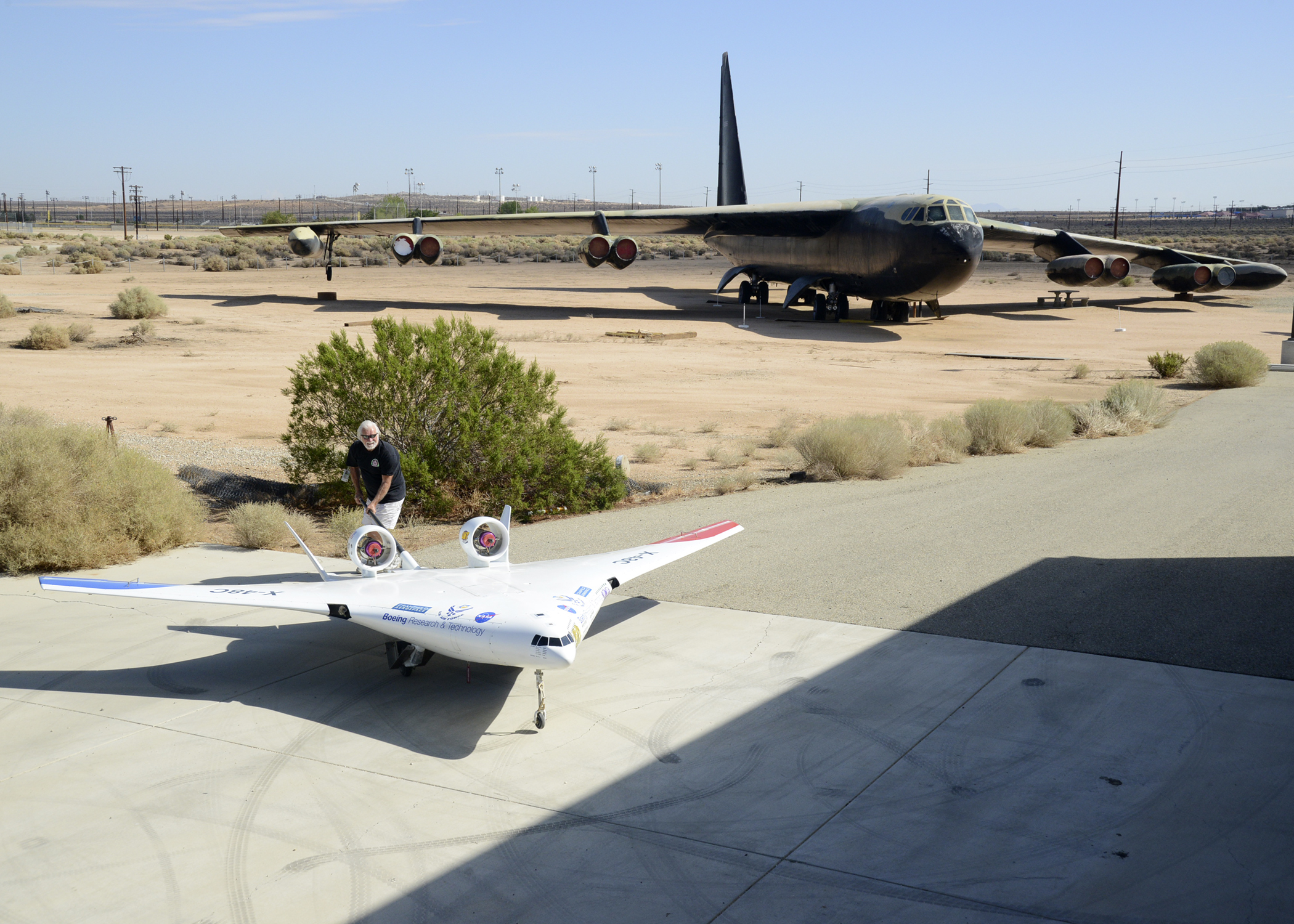 AFFT Museum moves X-48C > Edwards Air Force Base > News