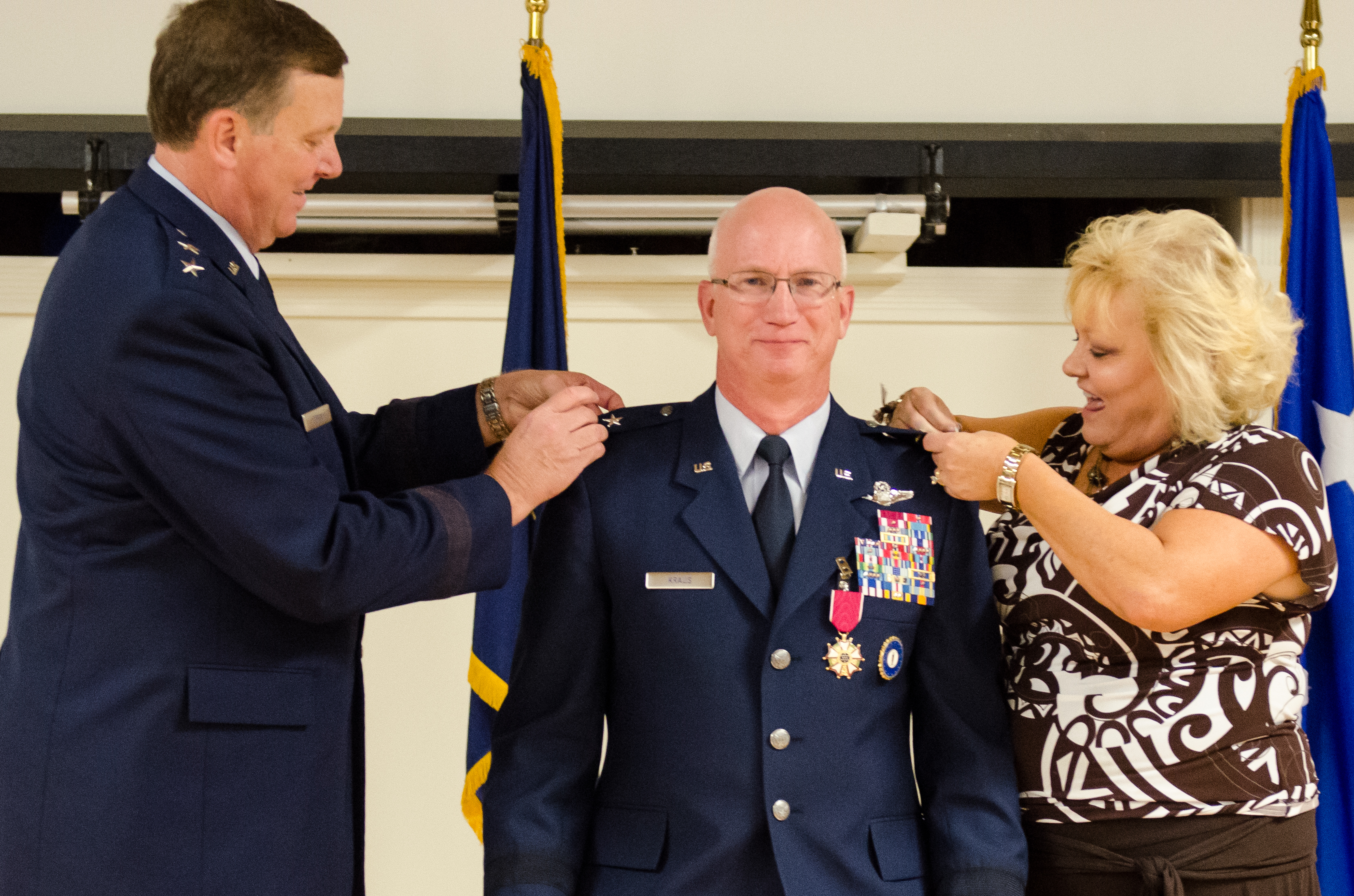 Kraus promoted to rank of major general > Air National Guard > Article ...