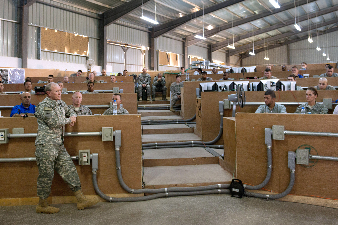 Chairman addresses readiness, budget with Service members > Air Combat ...