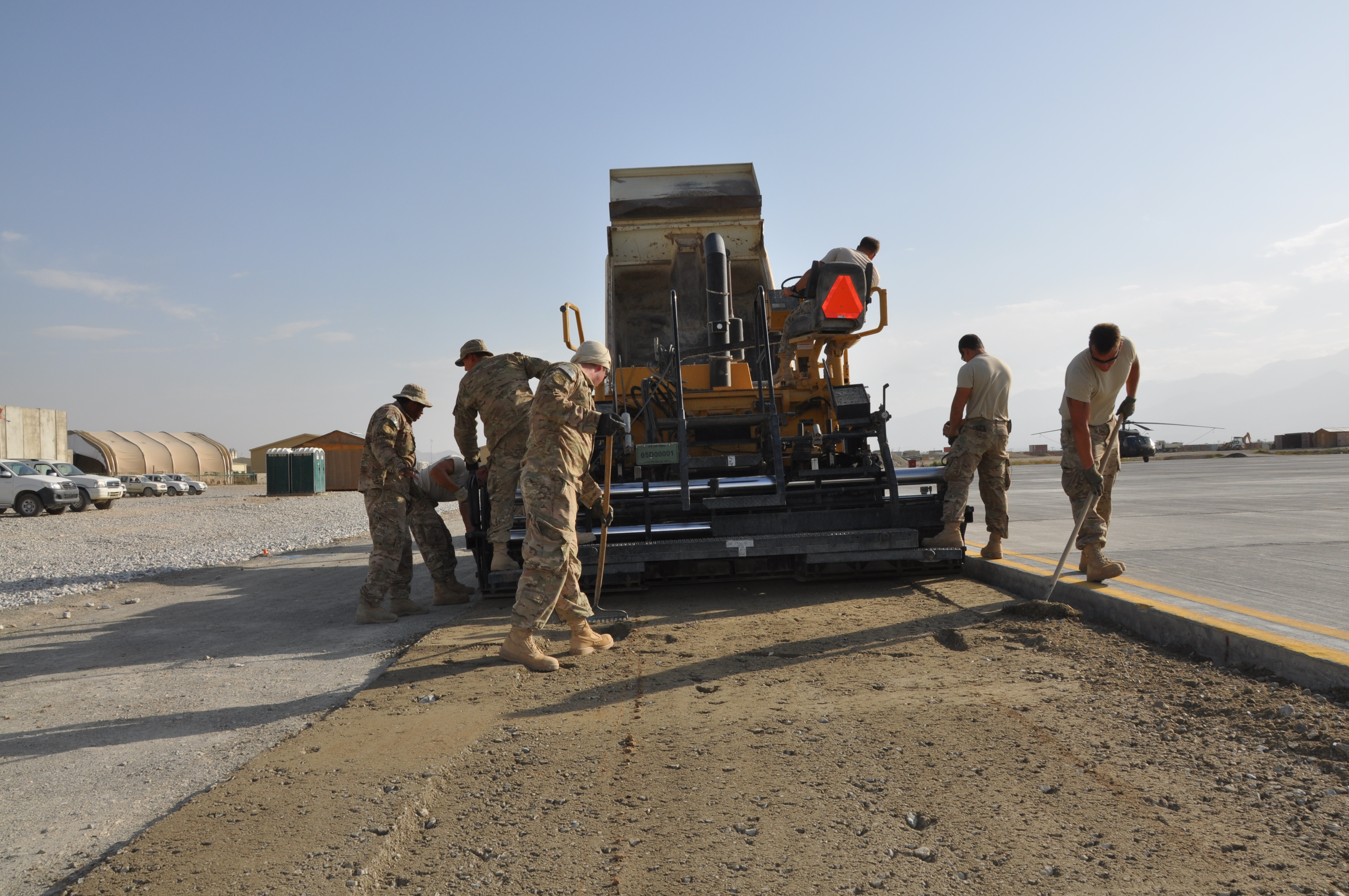 Aircraft ramp construction at Bagram Airfield nears completion > U.S ...