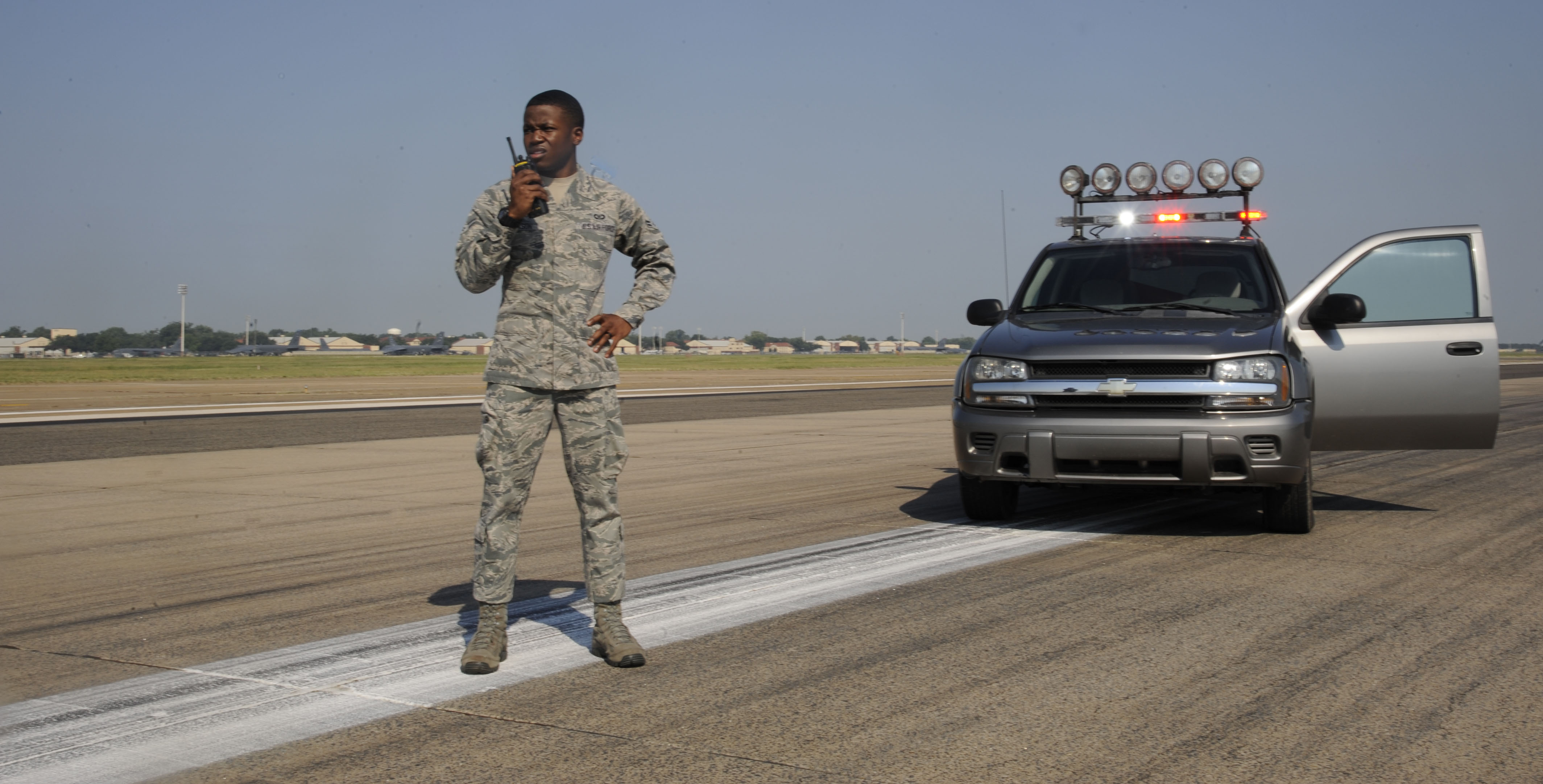 2 OSS Airfield Management Airmen keep the flightline operational ...