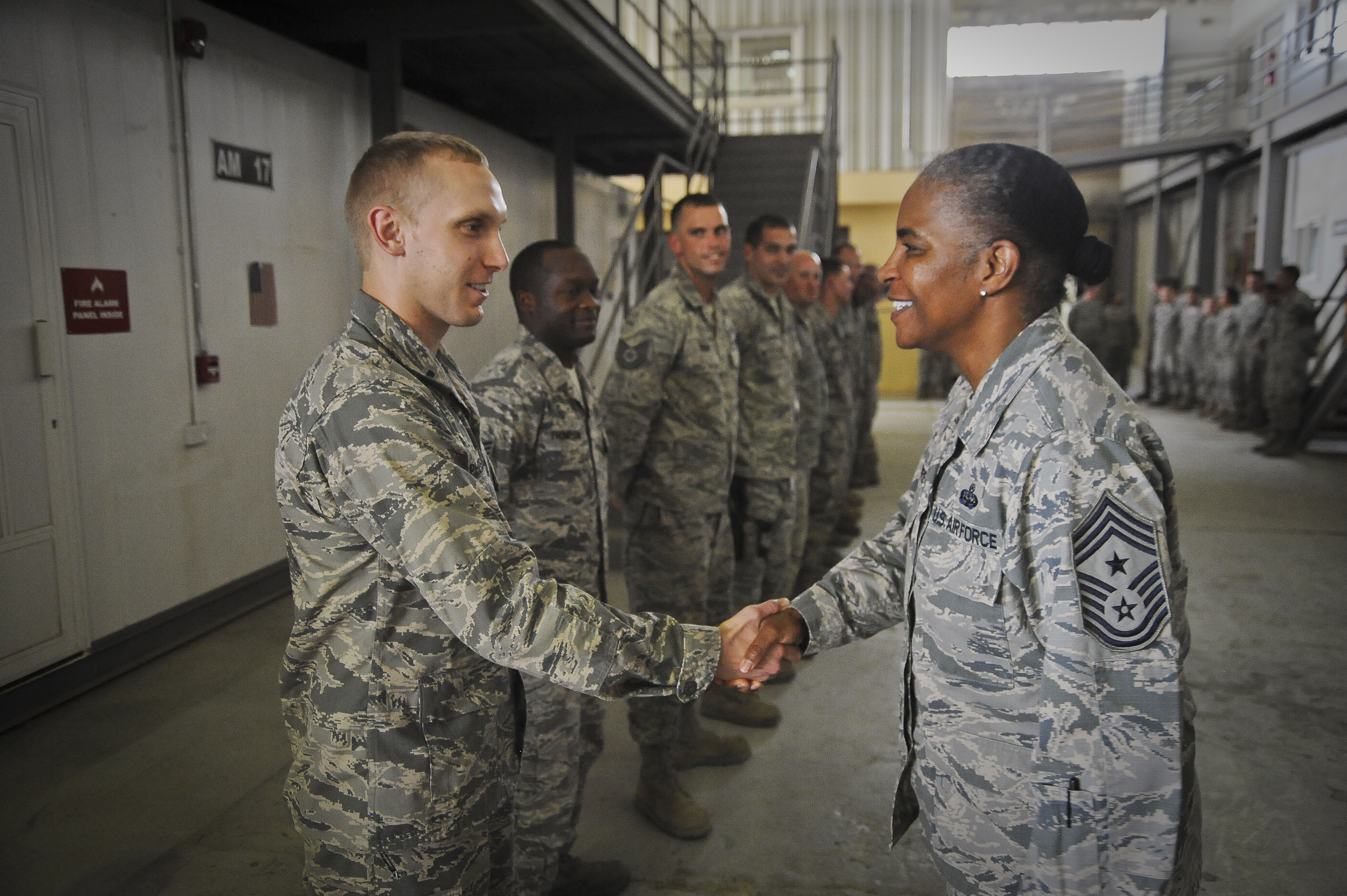 AFCENT command chief visits 386 AEW > U.S. Air Forces Central > Display