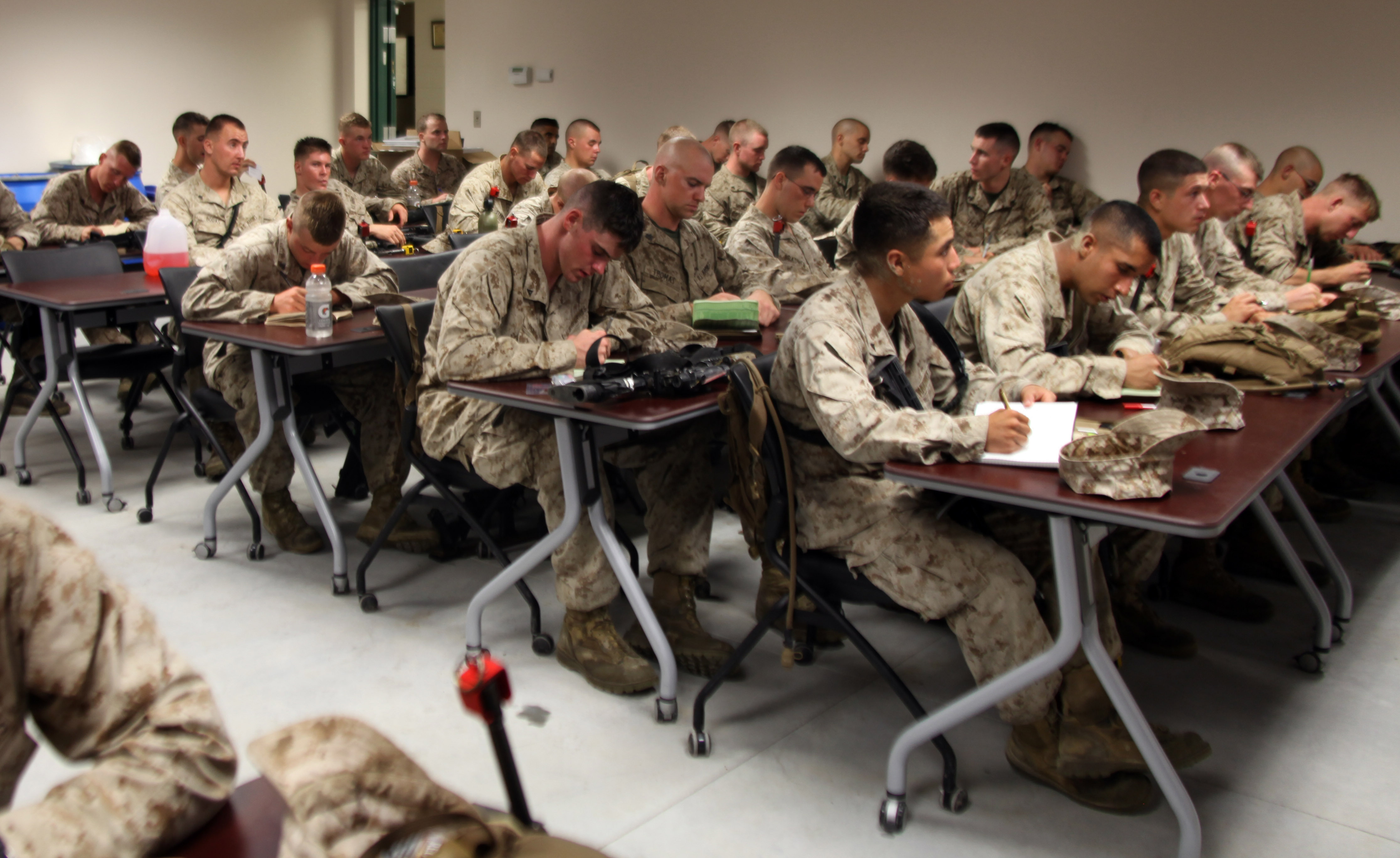 CEB, ESB Marines take to the books