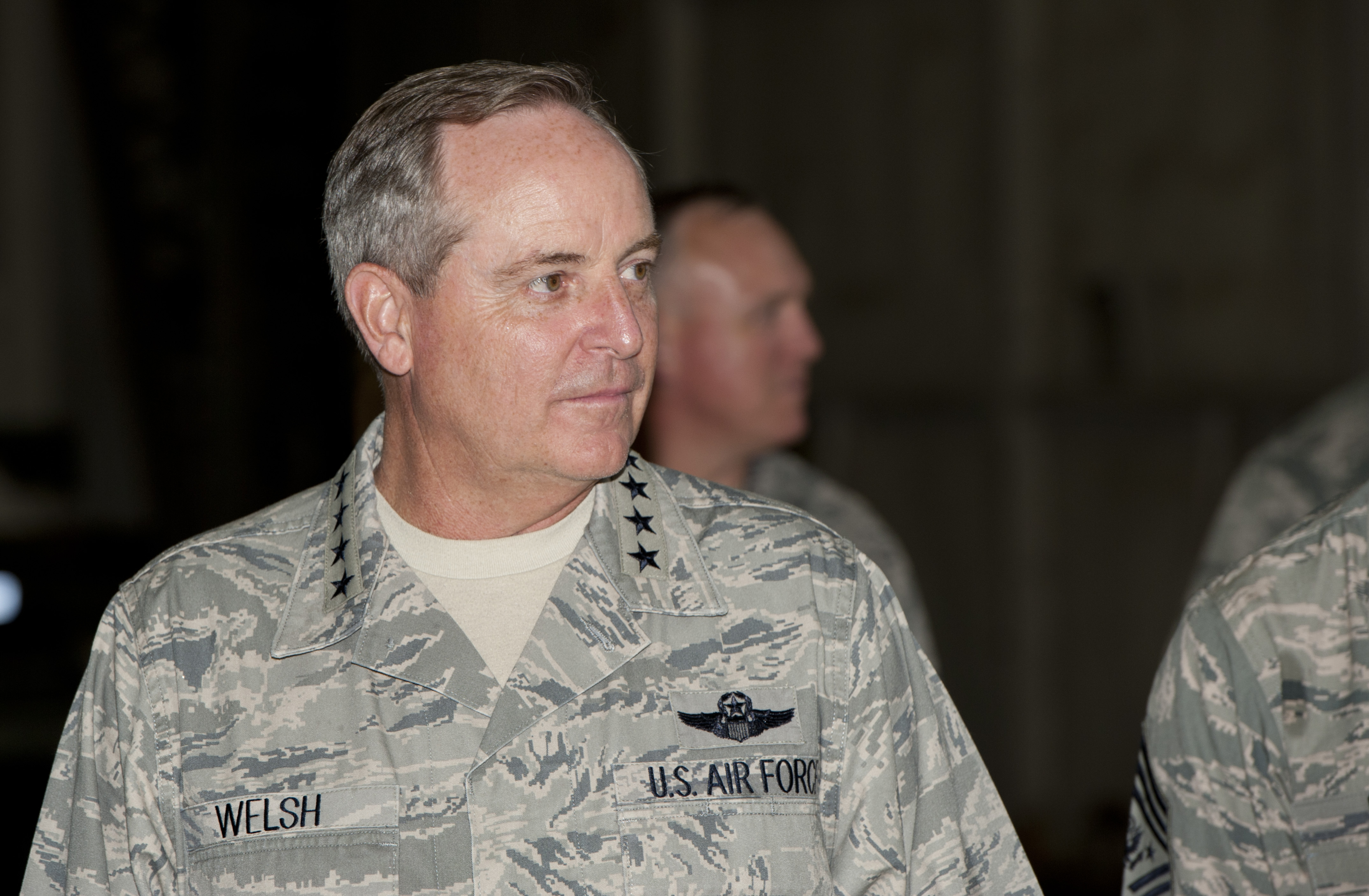 CSAF, CMSAF visit Wolf Pack