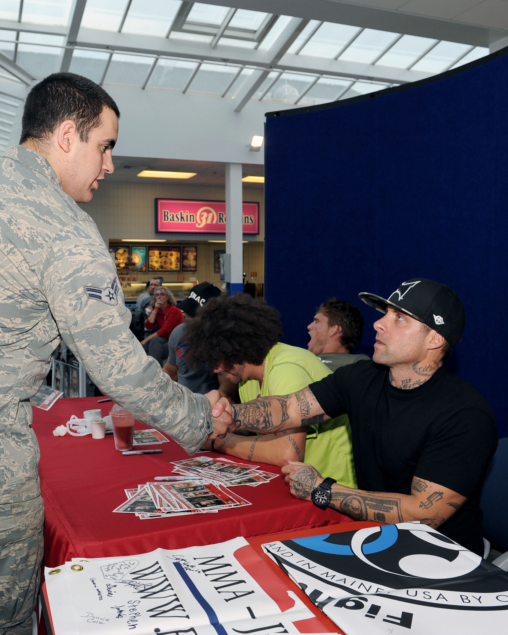 MMA personalities visit RAF Mildenhall > Royal Air Force Mildenhall ...