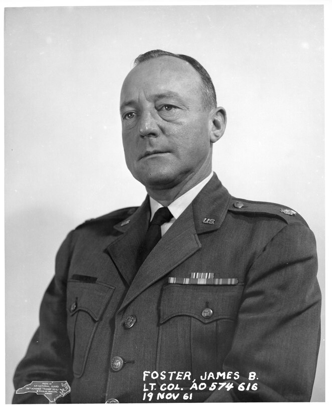 Lt Col James B. Foster Official Photo