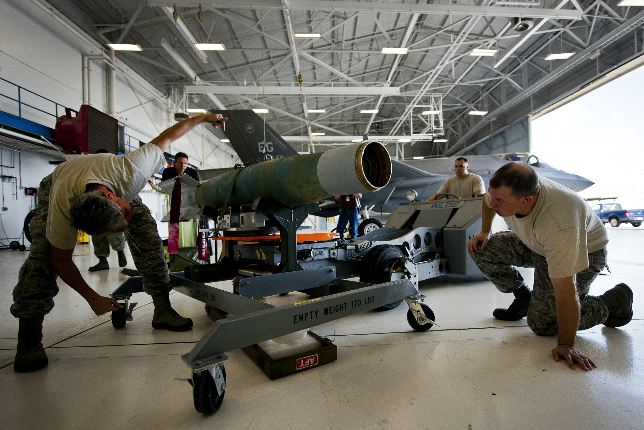 Airmen perform first weapons load verification on F-35A > Eglin Air ...