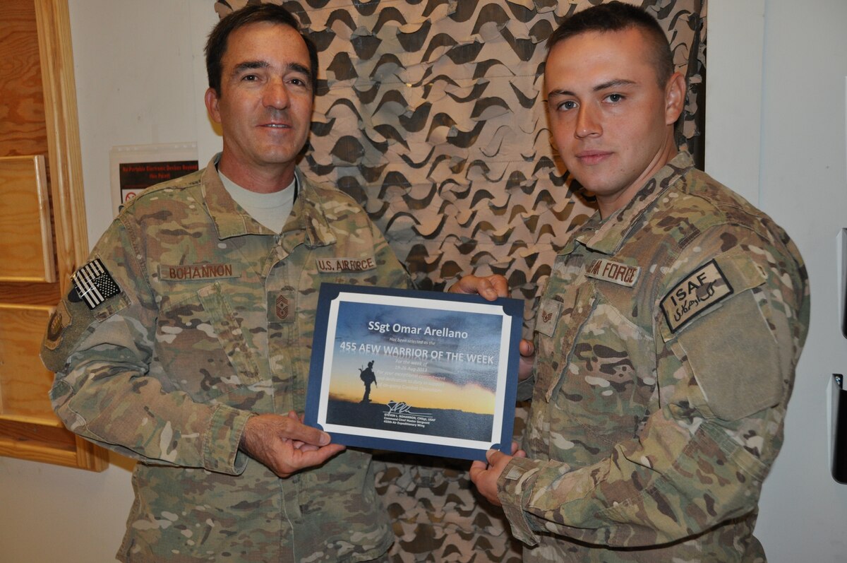 'Warrior of the Week' Staff Sgt. Omar Arellano > U.S. Air Forces ...