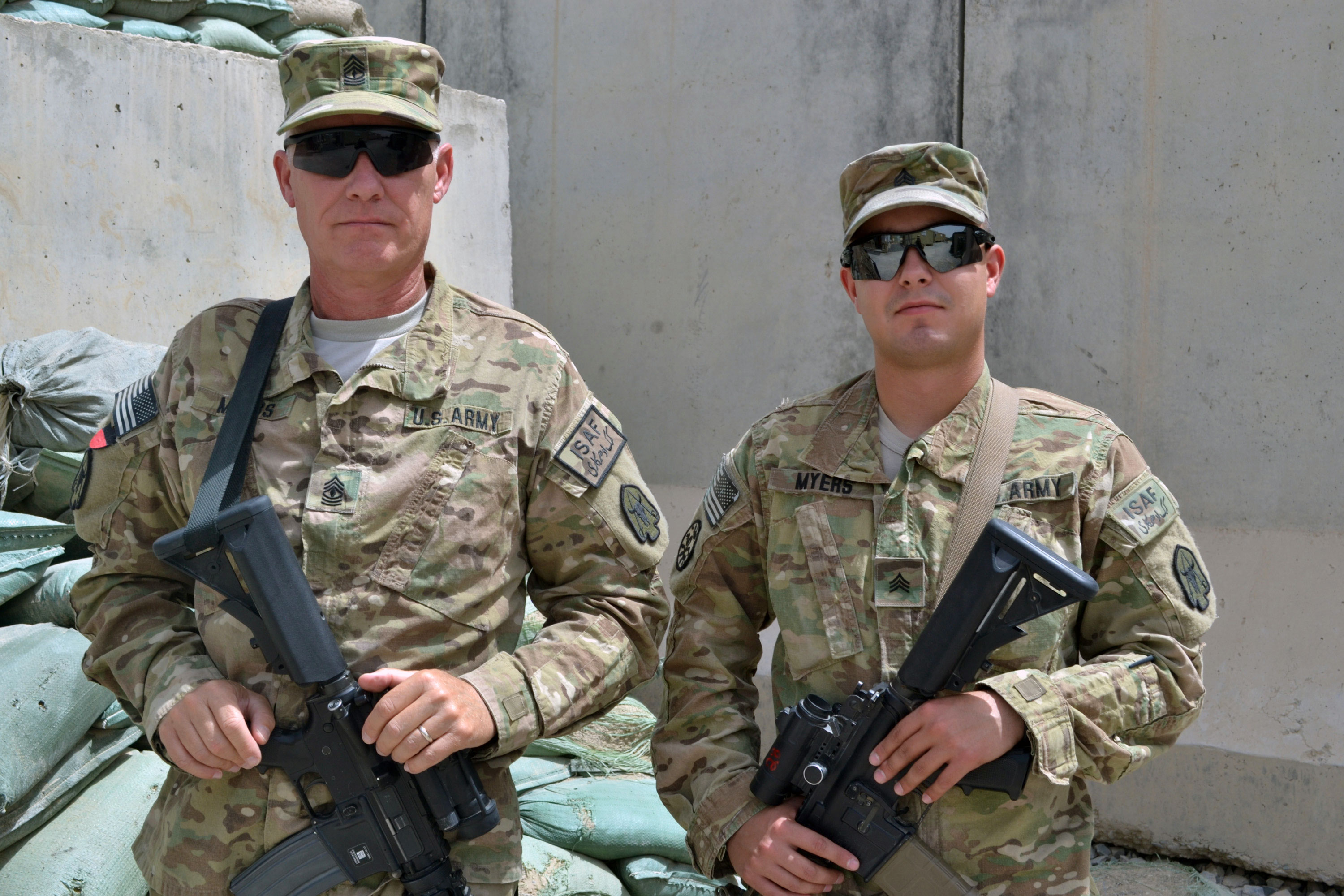 Montana father and son serving side by side in Afghanistan > National ...
