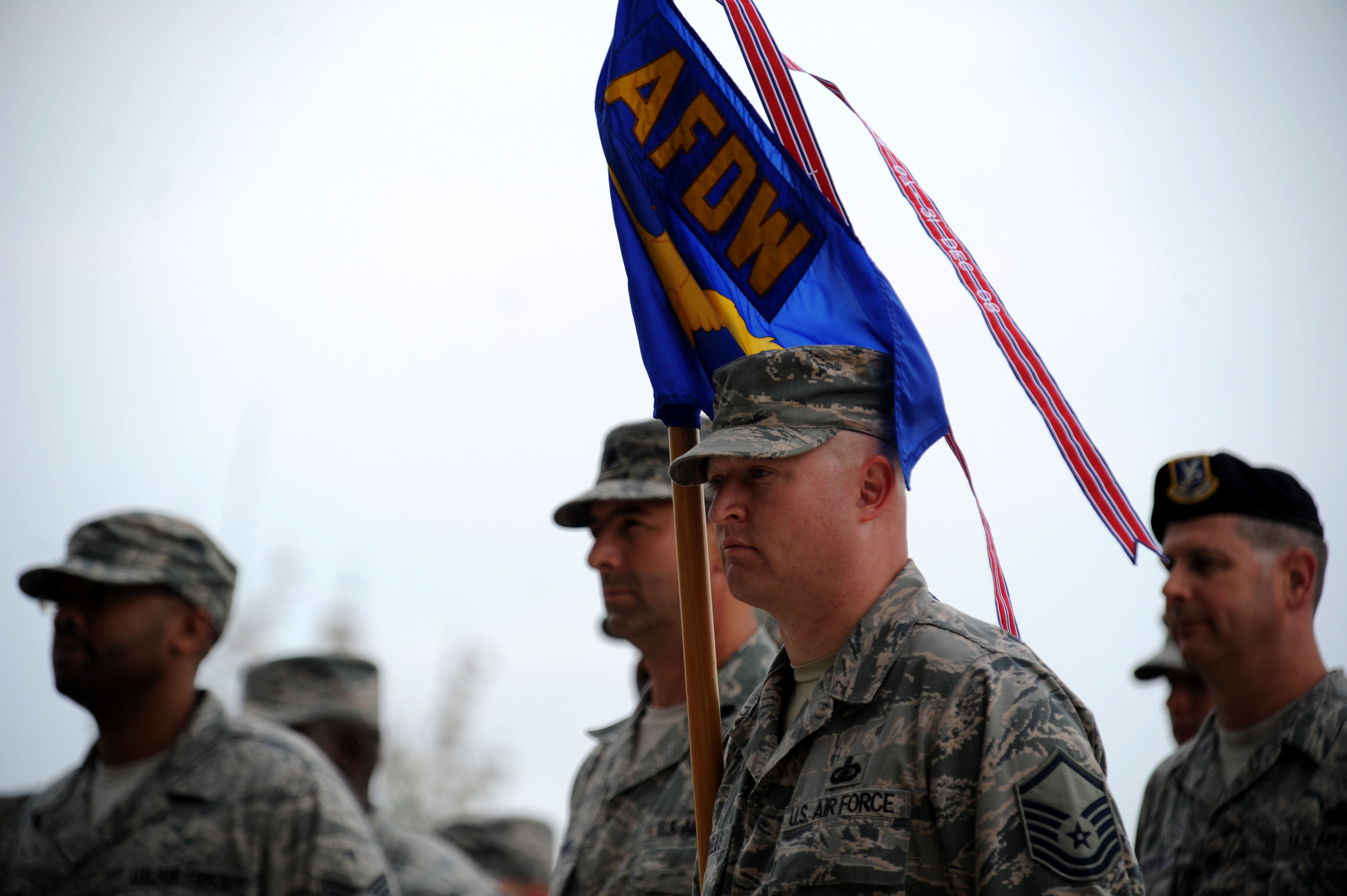 AFDW Airmen show respect to the flag > Air Force District of Washington ...