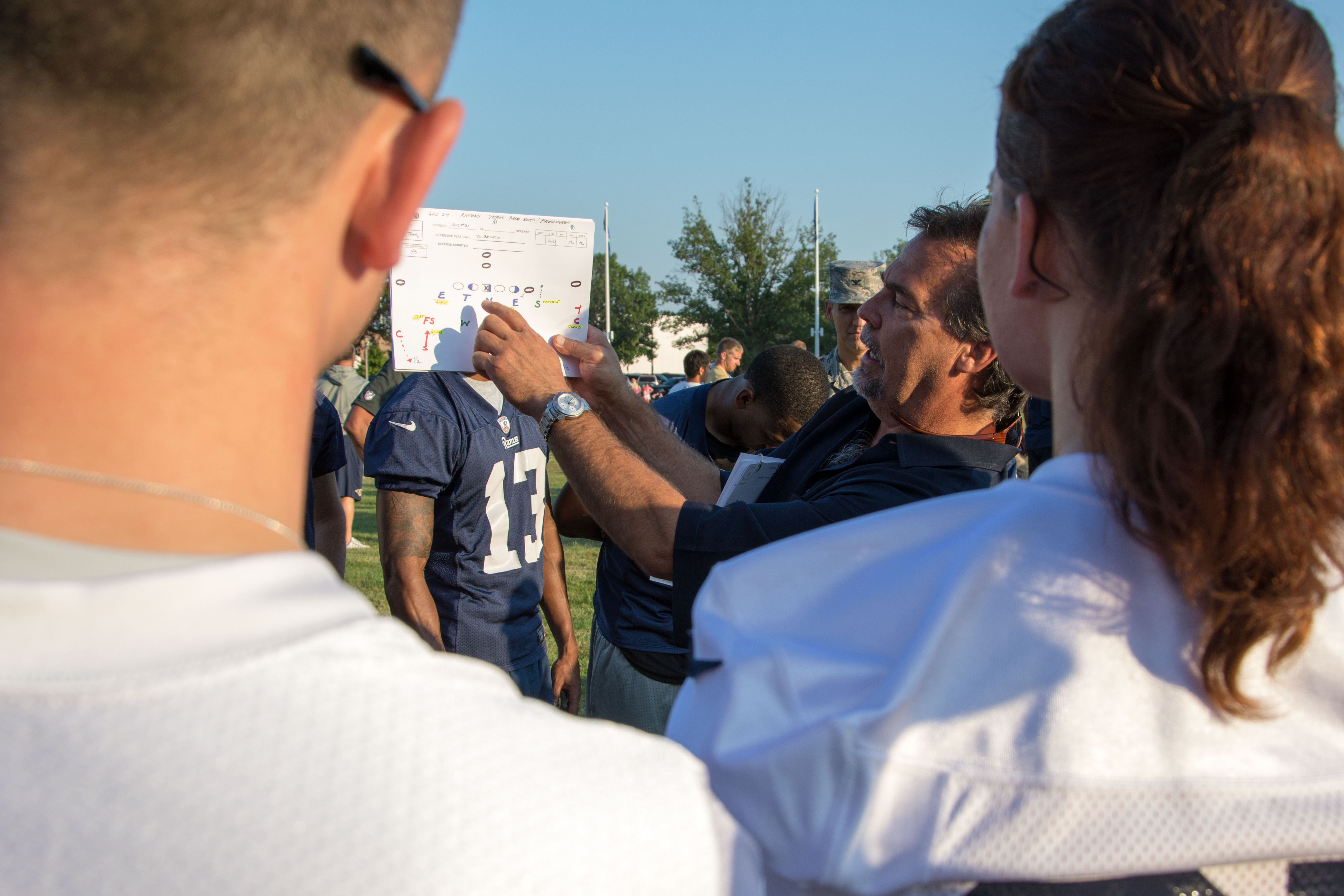 Rams visit Scott > Scott Air Force Base > Article Display