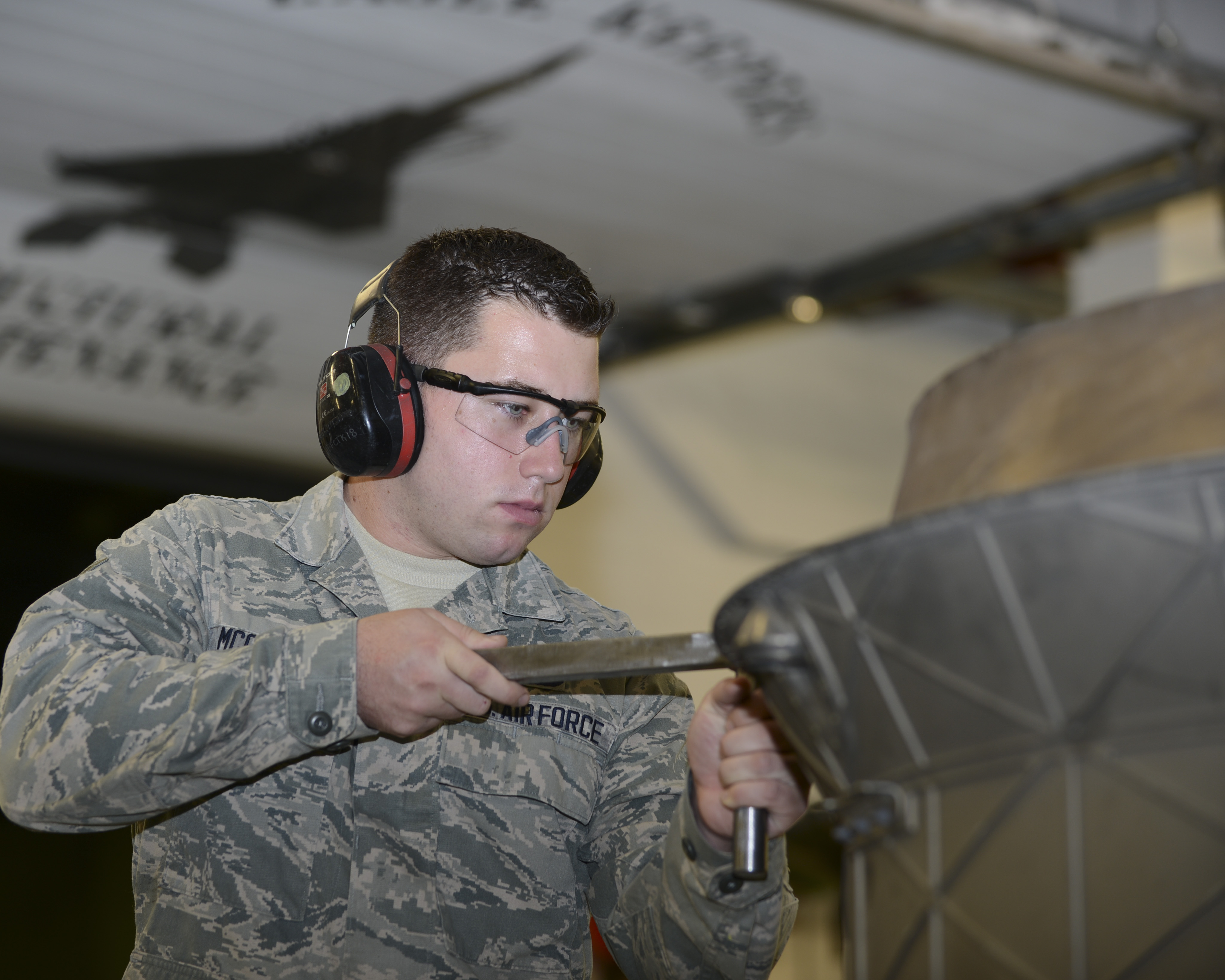 Aircraft structural maintenance apprentice displays 'Excellence in All ...
