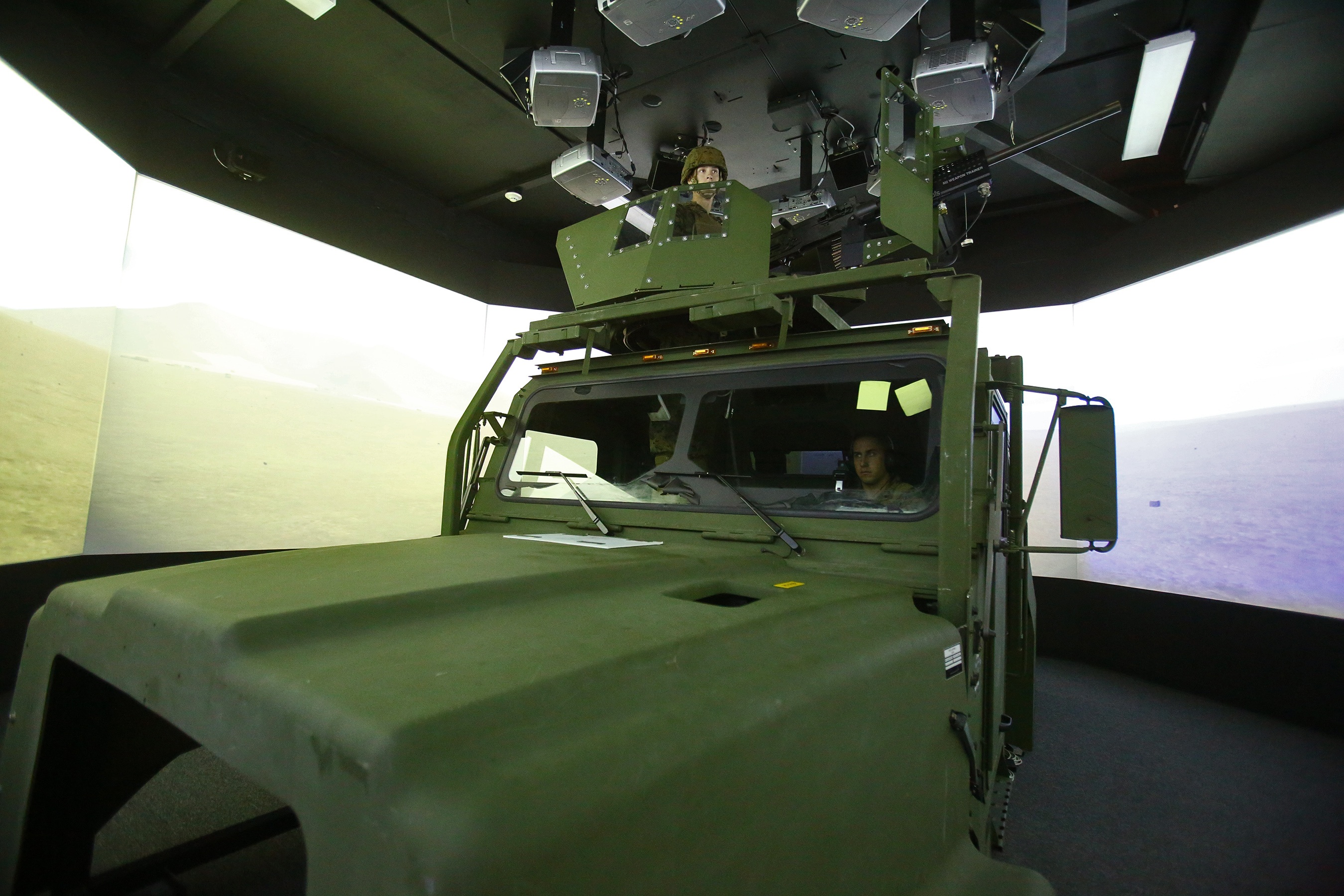 Virtual training: Marines conduct Combat Convoy Simulator training ...