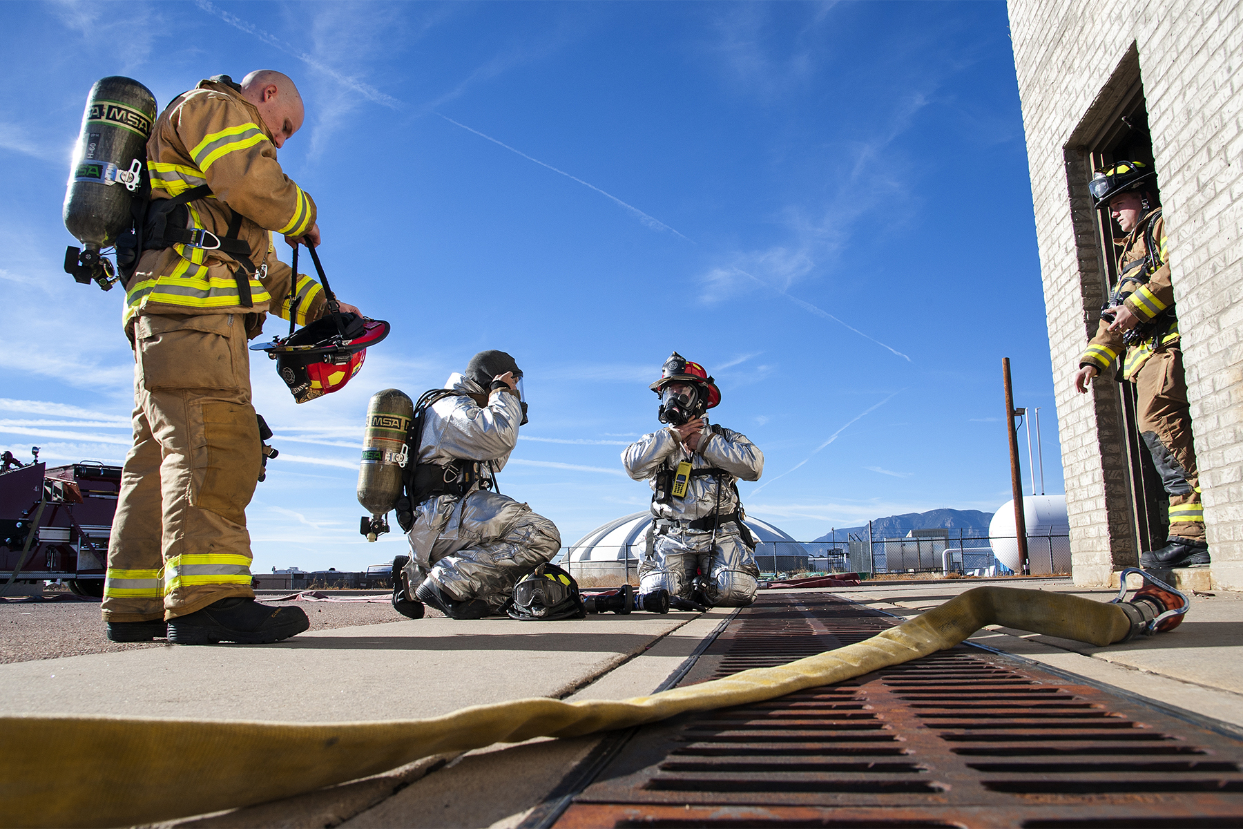 Fighting fire > Peterson and Schriever Space Force Base > Display