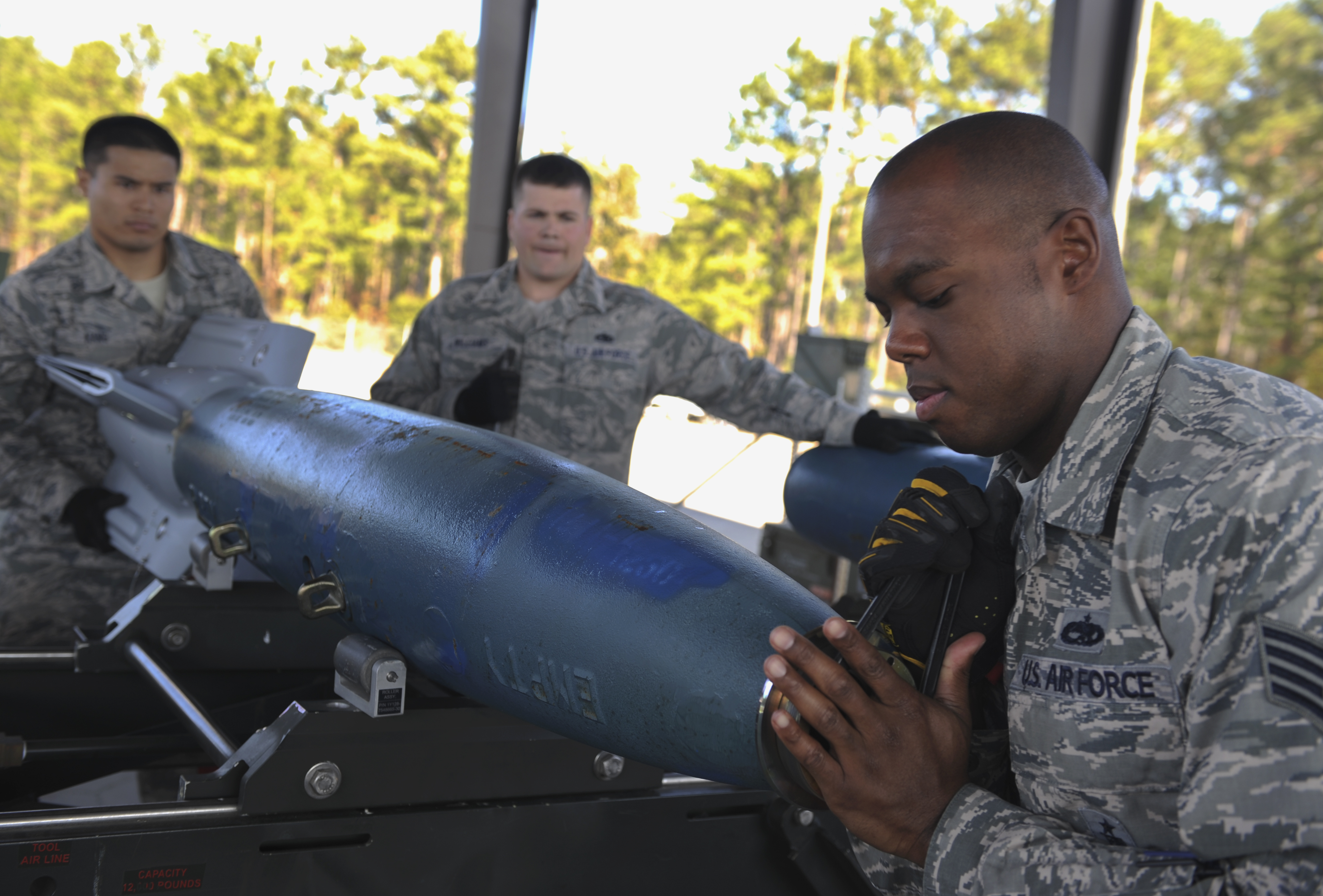 23d WG leadership bomb builds with Ammo > Moody Air Force Base ...