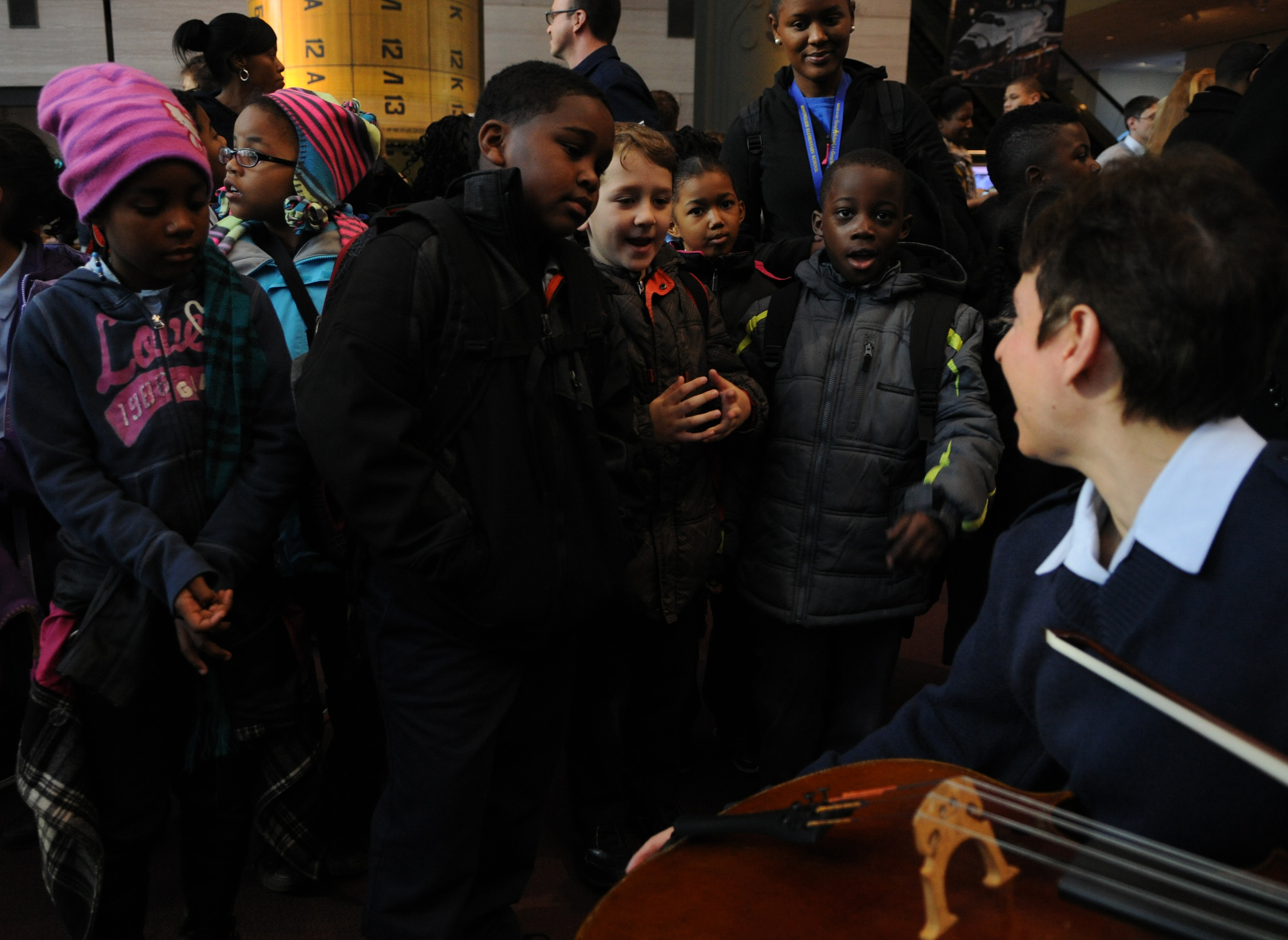 USAF Band flash mobs museum
